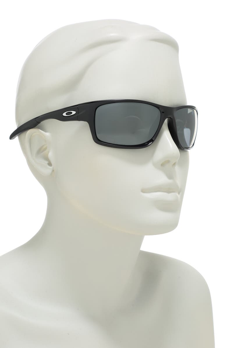 Oakley 60mm Irid Polarized Rectangle Sunglasses | Nordstromrack