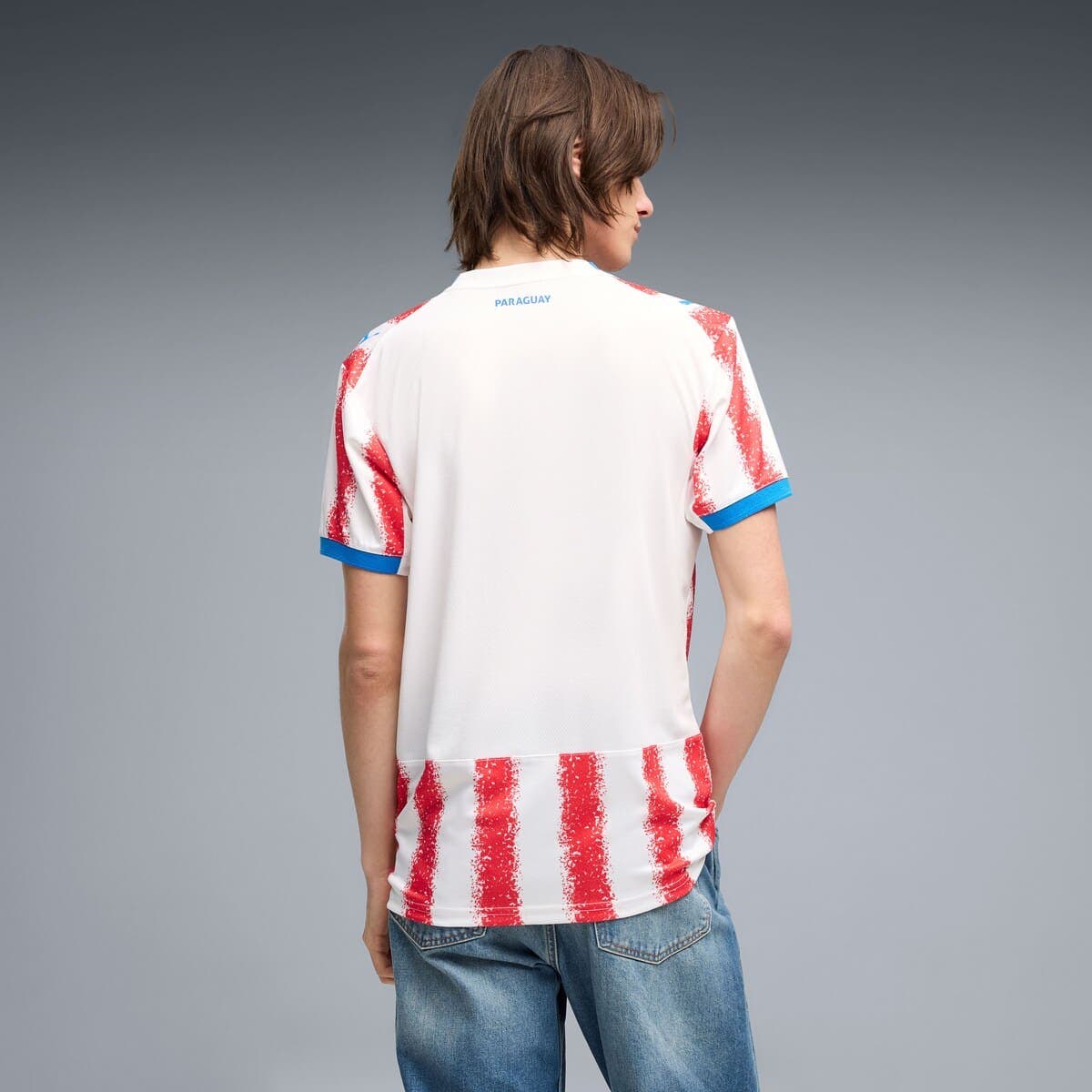 Men's Puma White Paraguay National Team 2026 Home Replica Jersey (Men ...