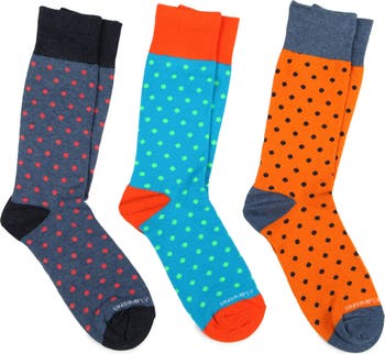 UNSIMPLY STITCHED 3-Pack Assorted Dot Crew Socks | Nordstromrack