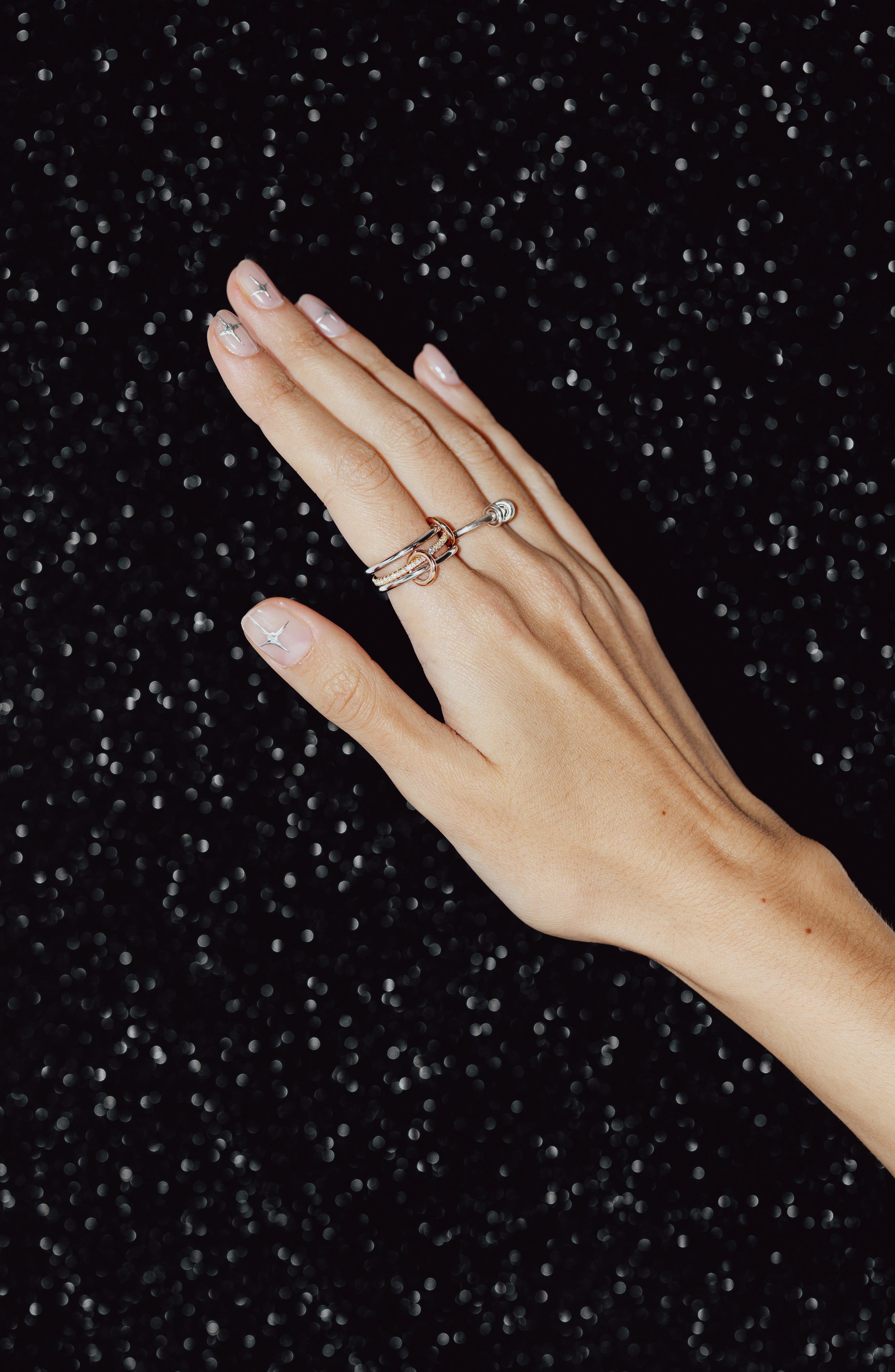 Spinelli Kilcollin Sony Diamond Linked Rings | Nordstrom