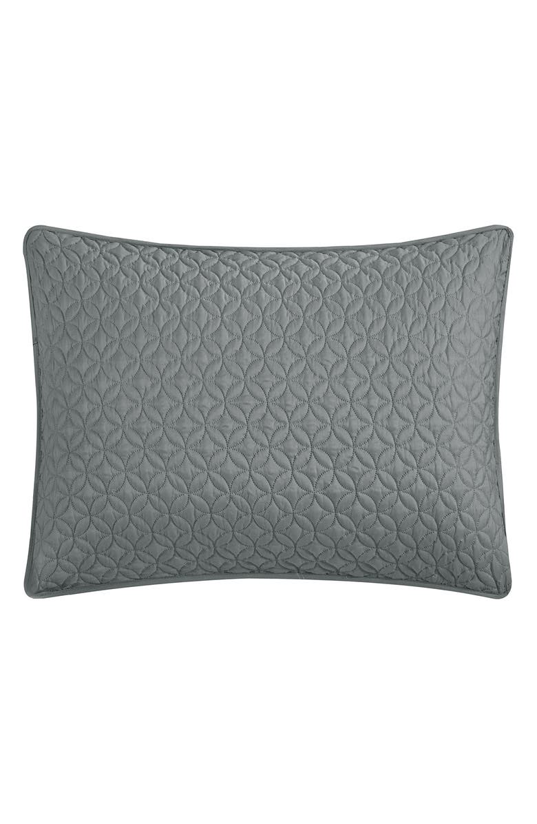 CHIC Gideon Rose Star Geometric Quilting Queen, Quilt Set, Grey, 3 ...
