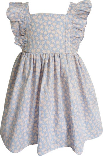 Popatu Kids' Floral Cotton Pinafore Dress | Nordstromrack