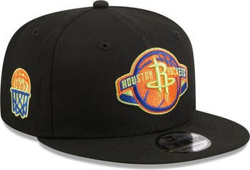 New Era Men's New Era Black Houston Rockets Neon Pop 9FIFTY Snapback ...