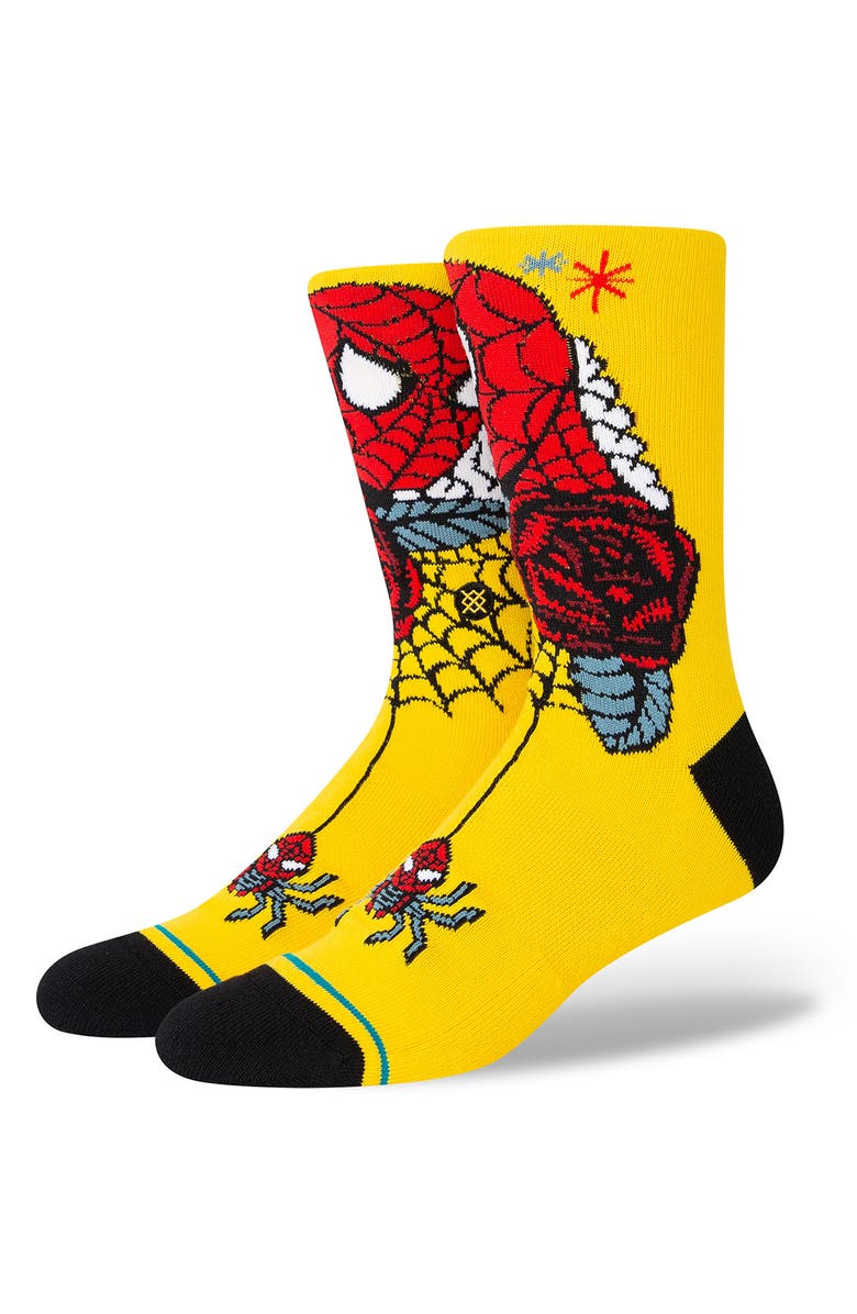 Stance Spidey Stretch Cotton Blend Crew Socks | Nordstromrack