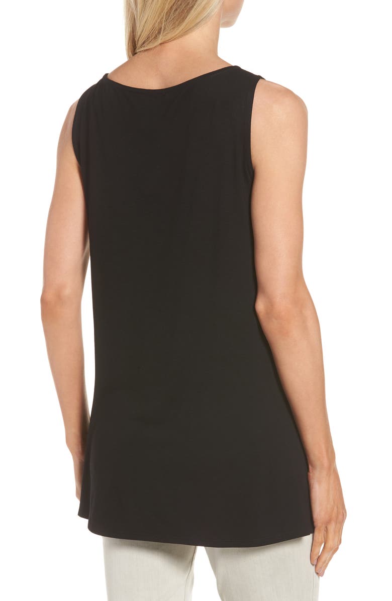 Eileen Fisher Bateau Neck Long Shell | Nordstrom