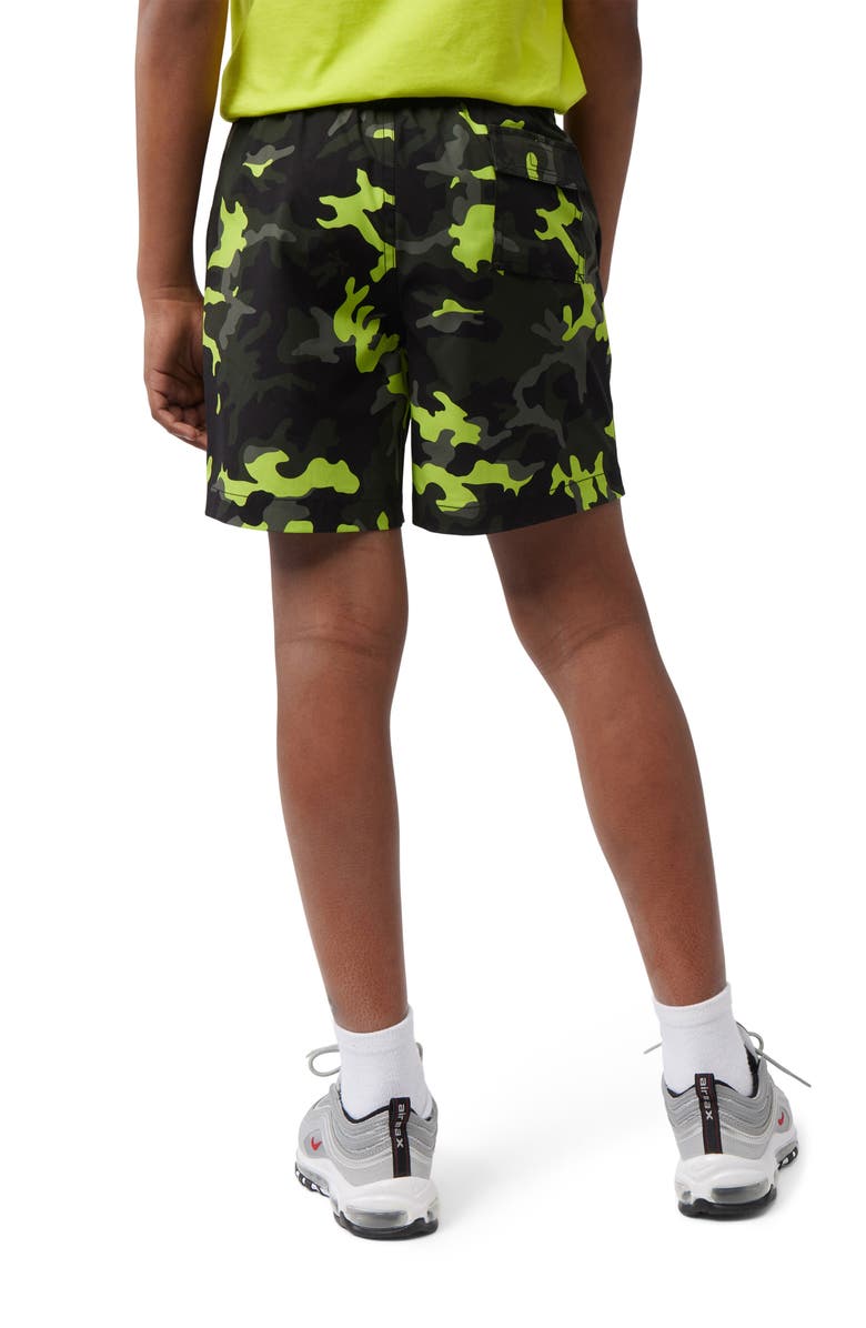 Psycho Bunny Kids' Plano Camo Swim Trunks | Nordstrom