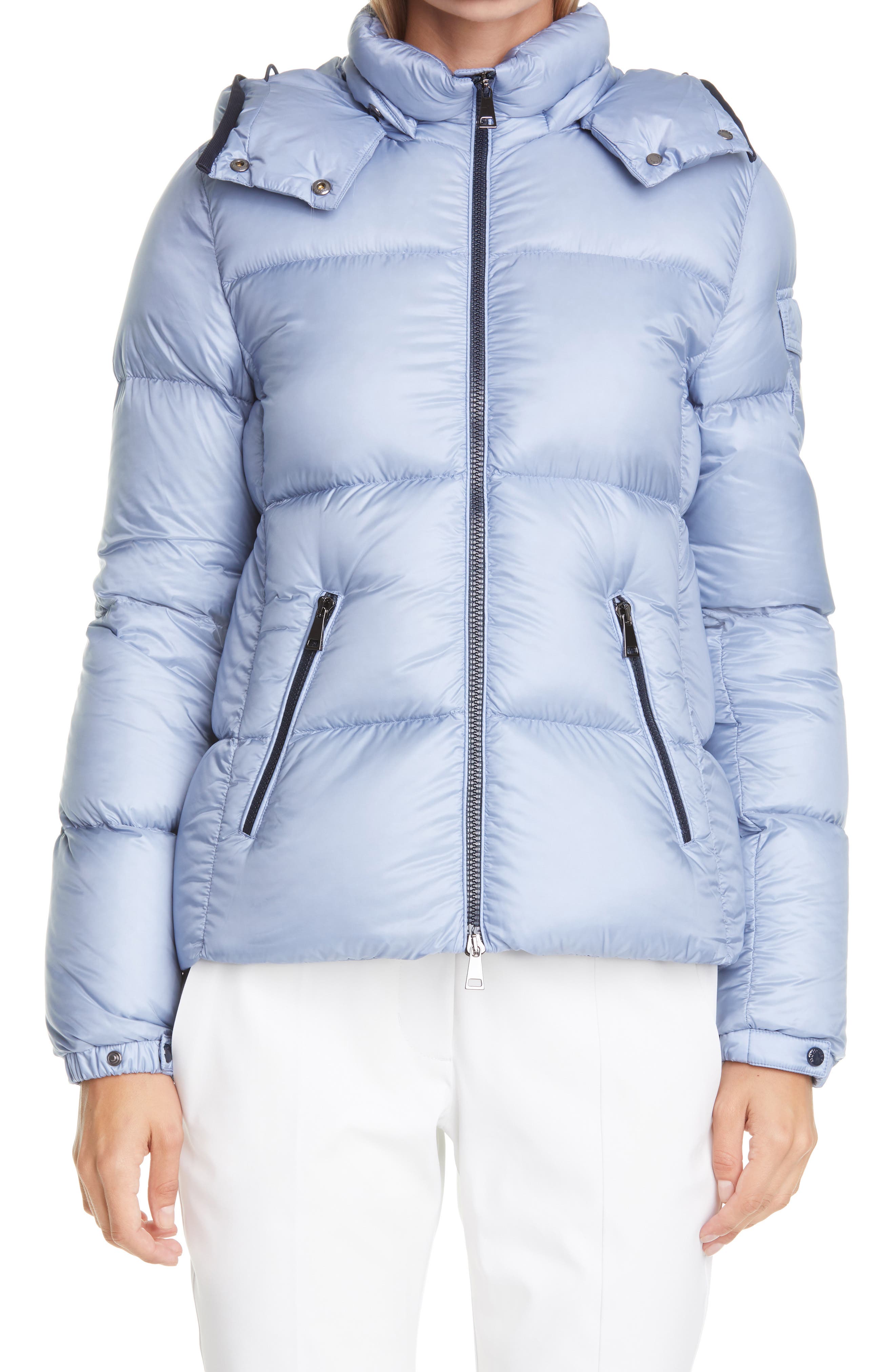 Moncler Fourmi Water Resistant Hooded Down Puffer Coat | Nordstrom