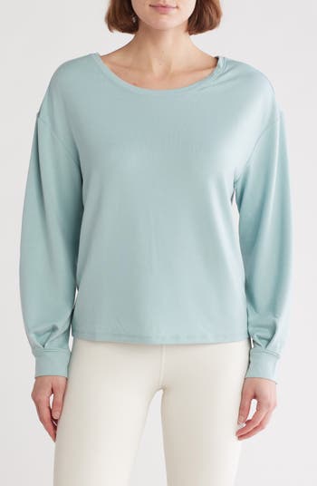 LAYER 8 Restoration Twist Back Long Sleeve Top | Nordstromrack