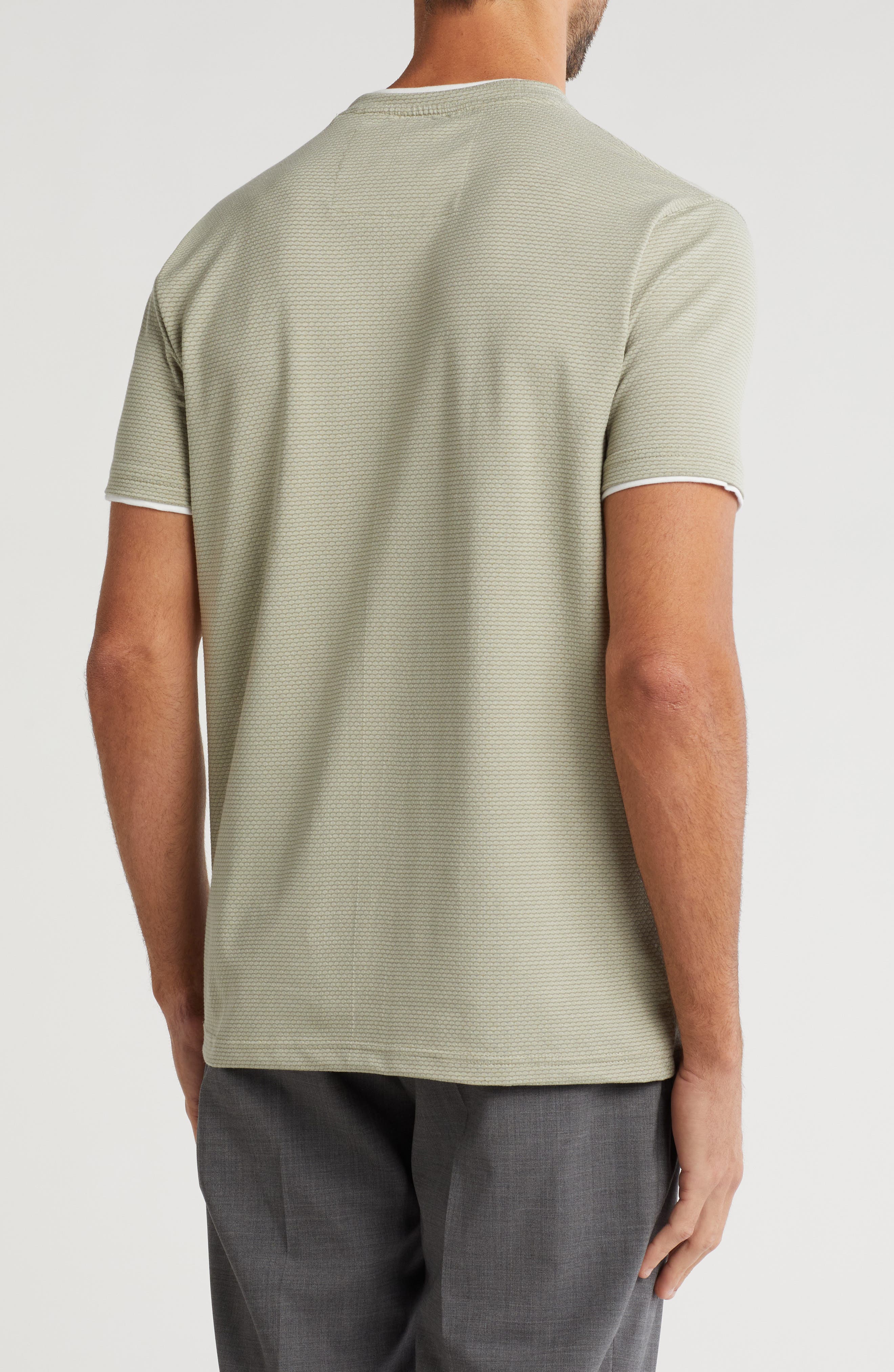 DENIM AND FLOWER Tipped Texture T-Shirt | Nordstromrack