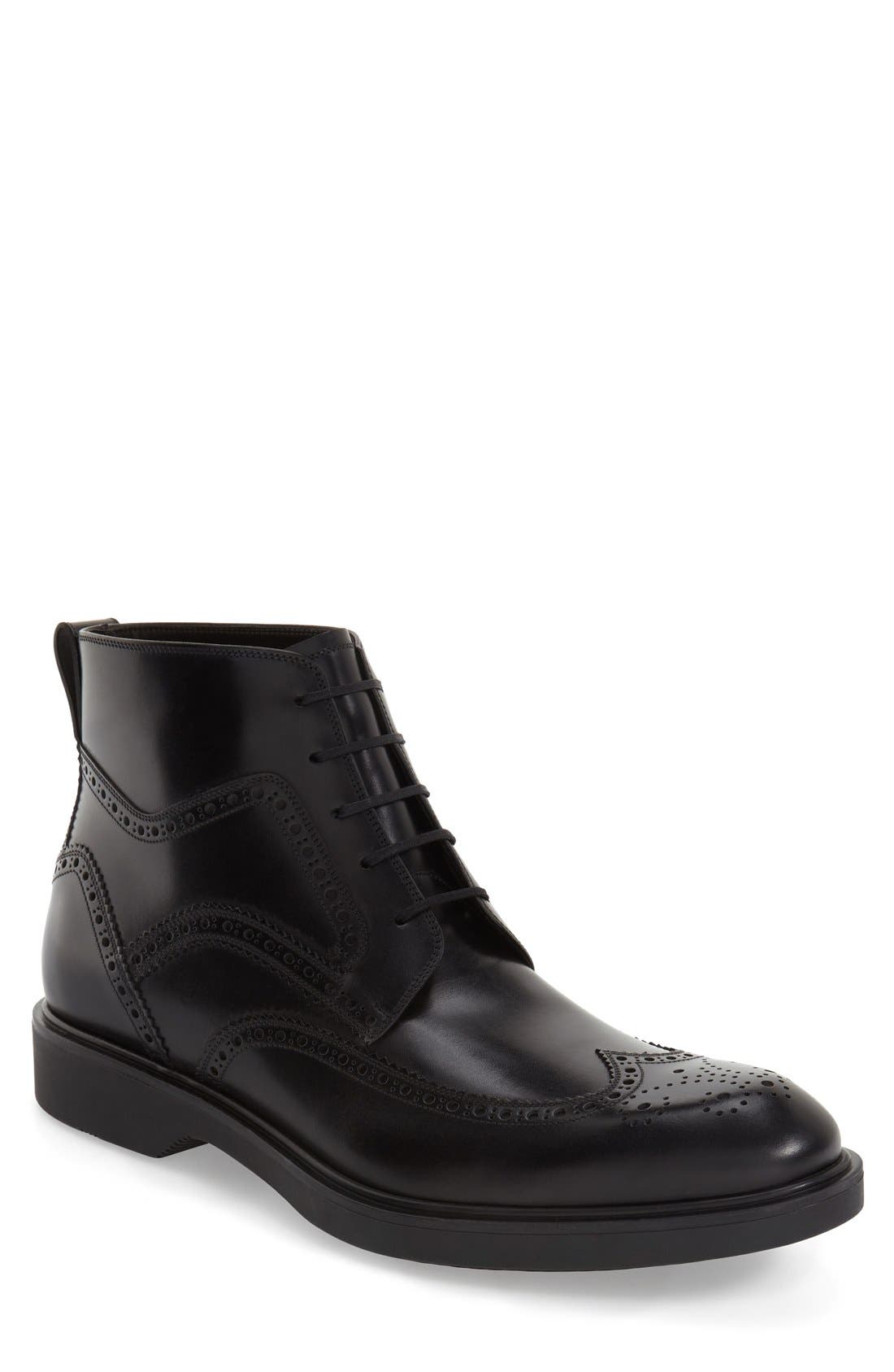 FERRAGAMO Salvatore Ferragamo 'Gaiano' Wing Tip Boot (Men) | Nordstrom