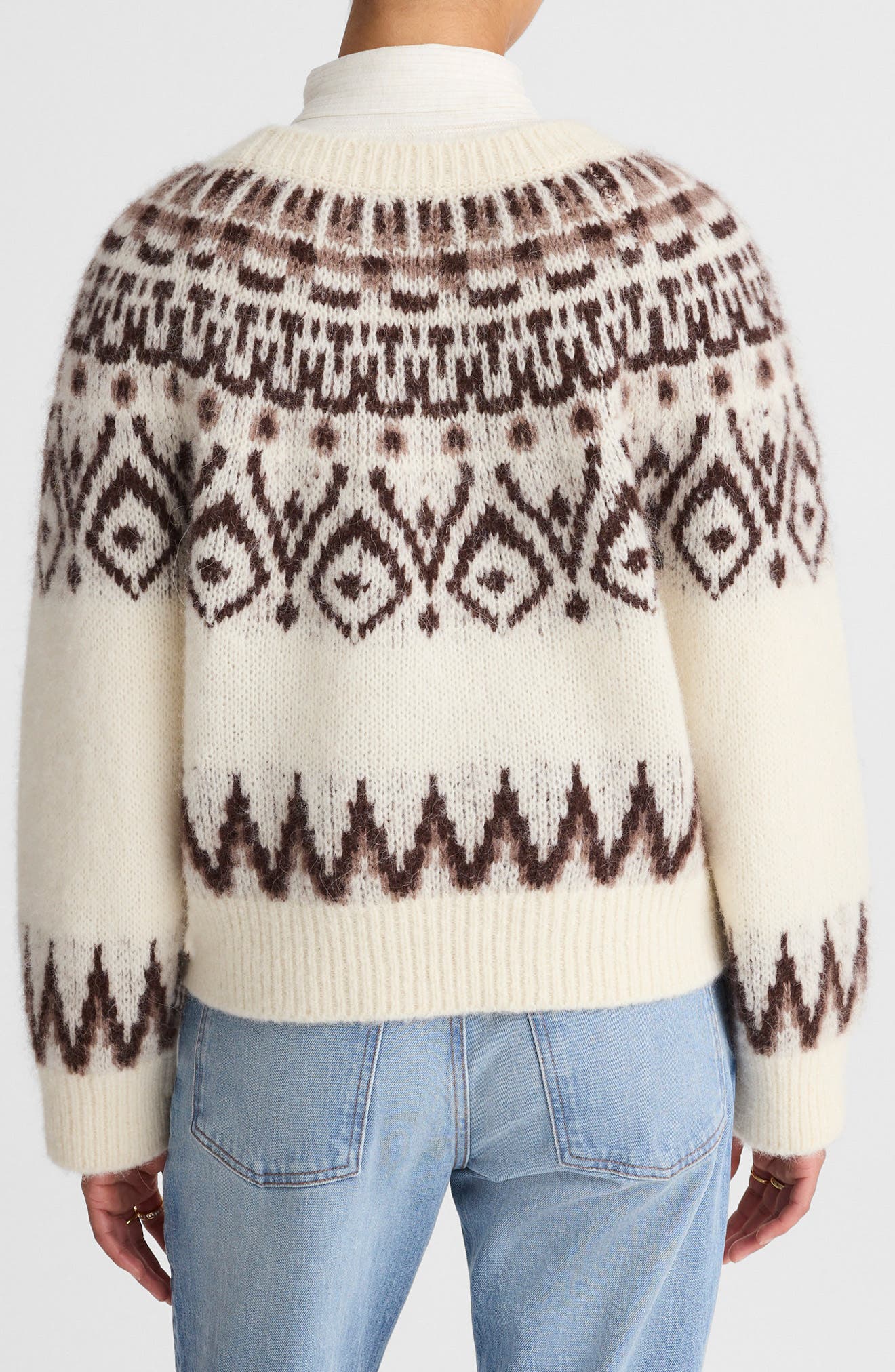 Madewell Fair Isle Wool & Alpaca Blend Sweater | Nordstrom