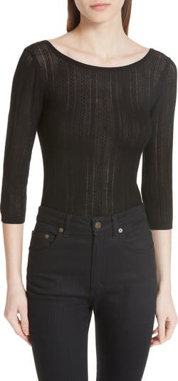 Theory Prosecco Scoop Neck Bodysuit | Nordstrom