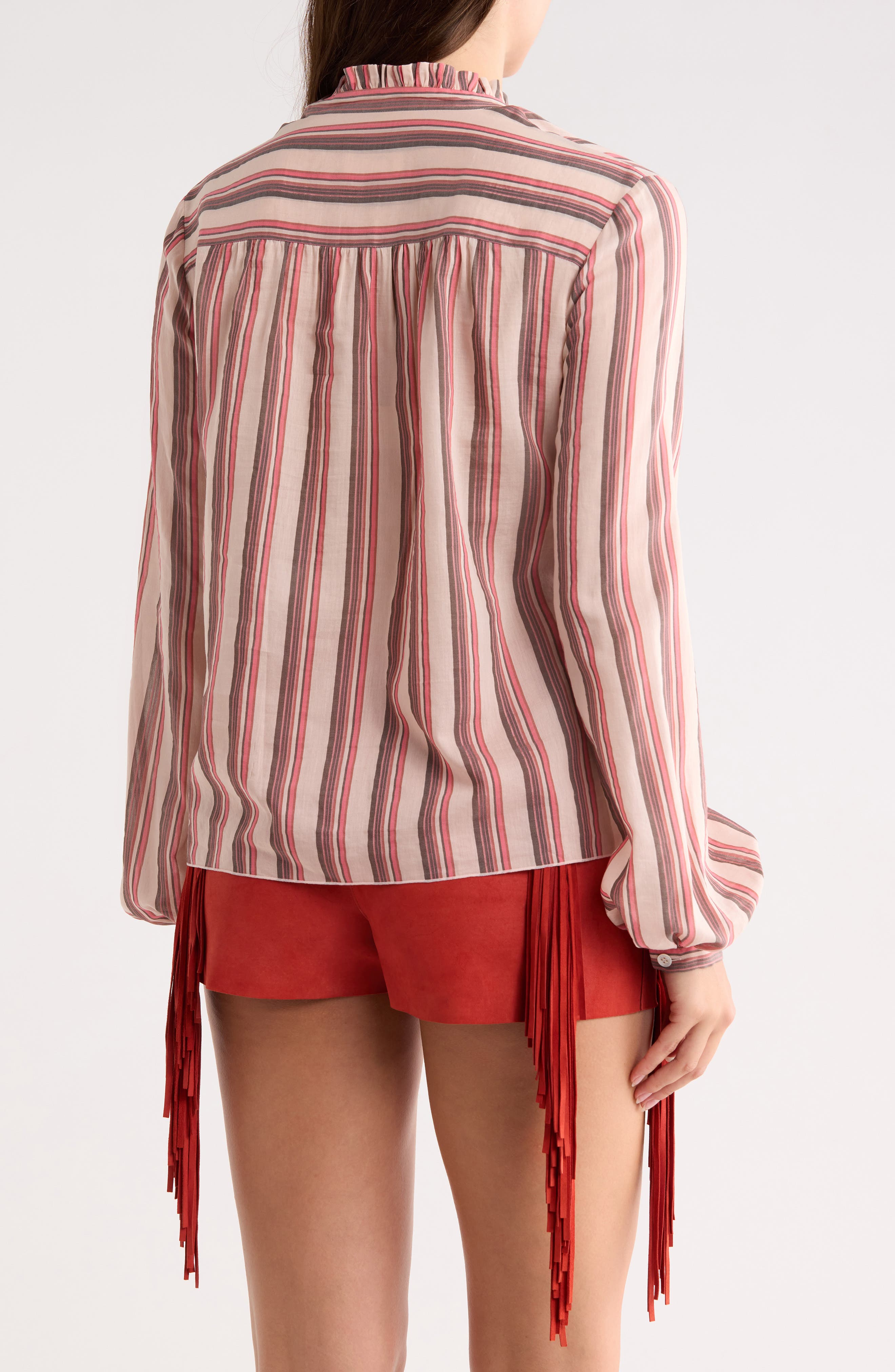 Longchamp Stripe Button-Up Shirt | Nordstromrack