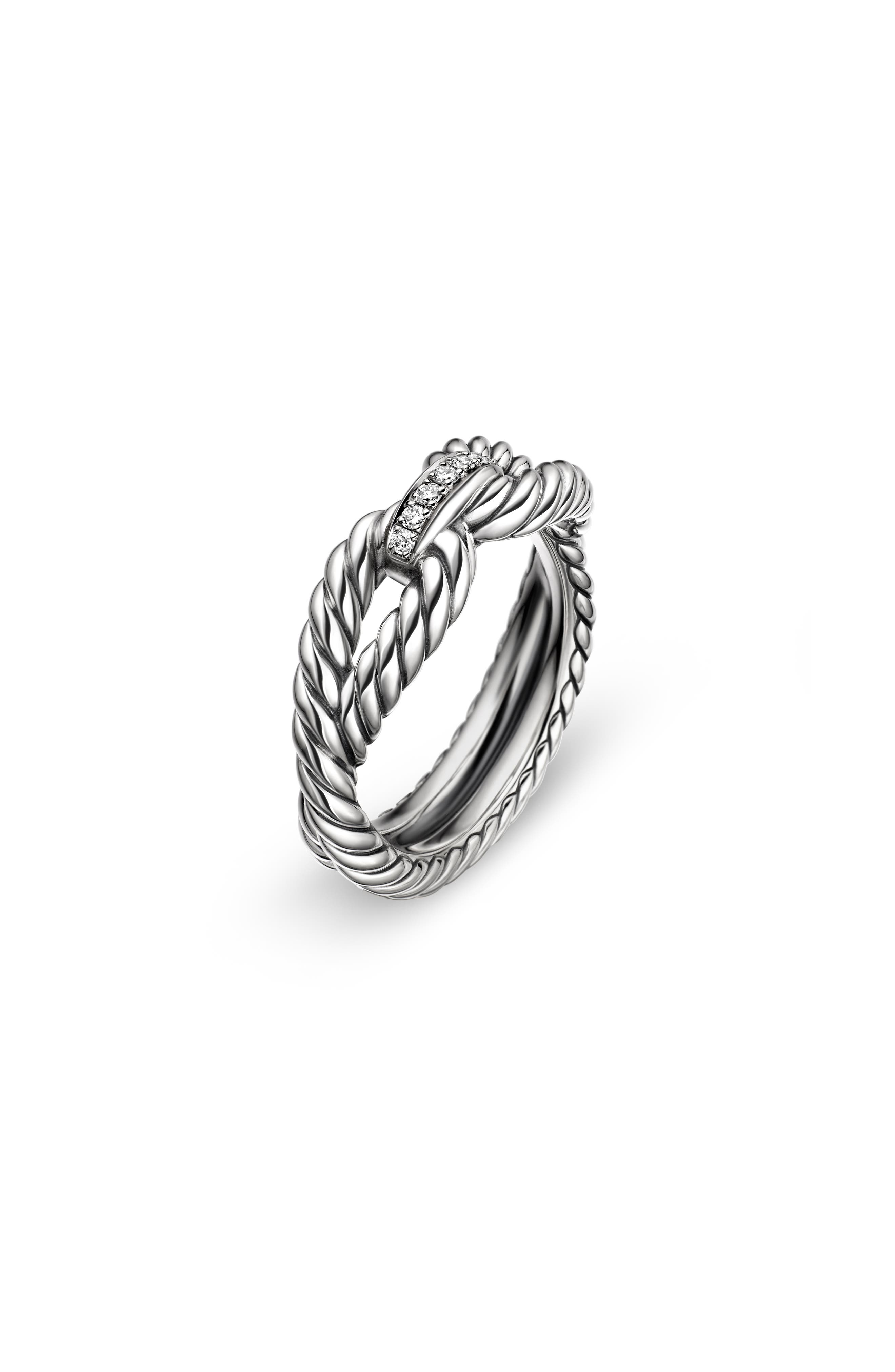 David Yurman Cable Loop Ring with Diamonds | Nordstrom