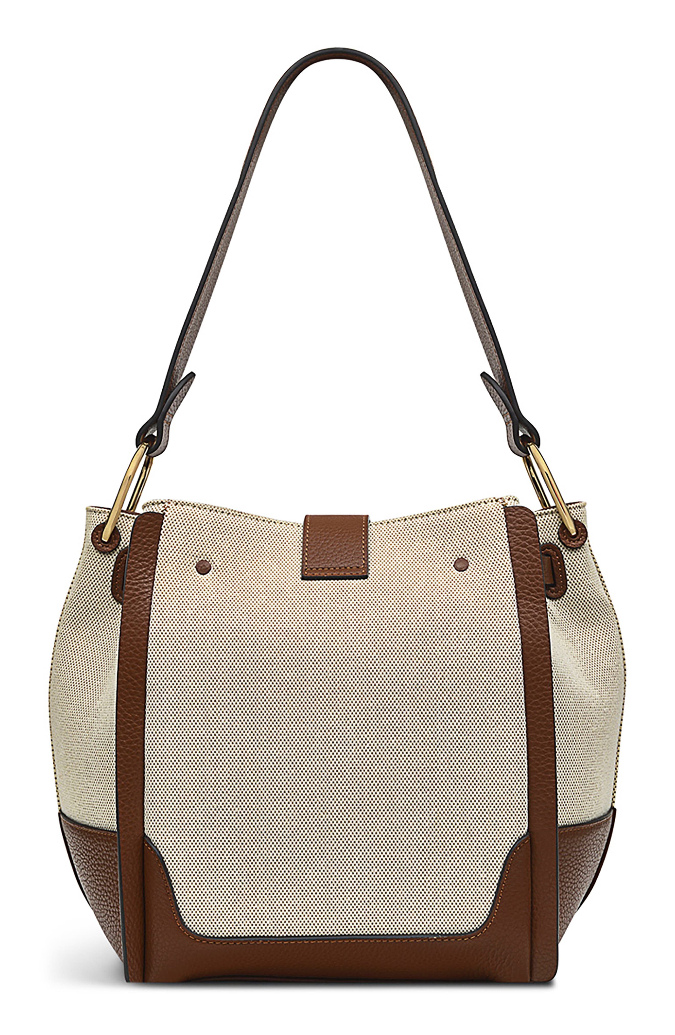 Radley Sloane Street Leather & Canvas Shoulder Bag | Nordstromrack