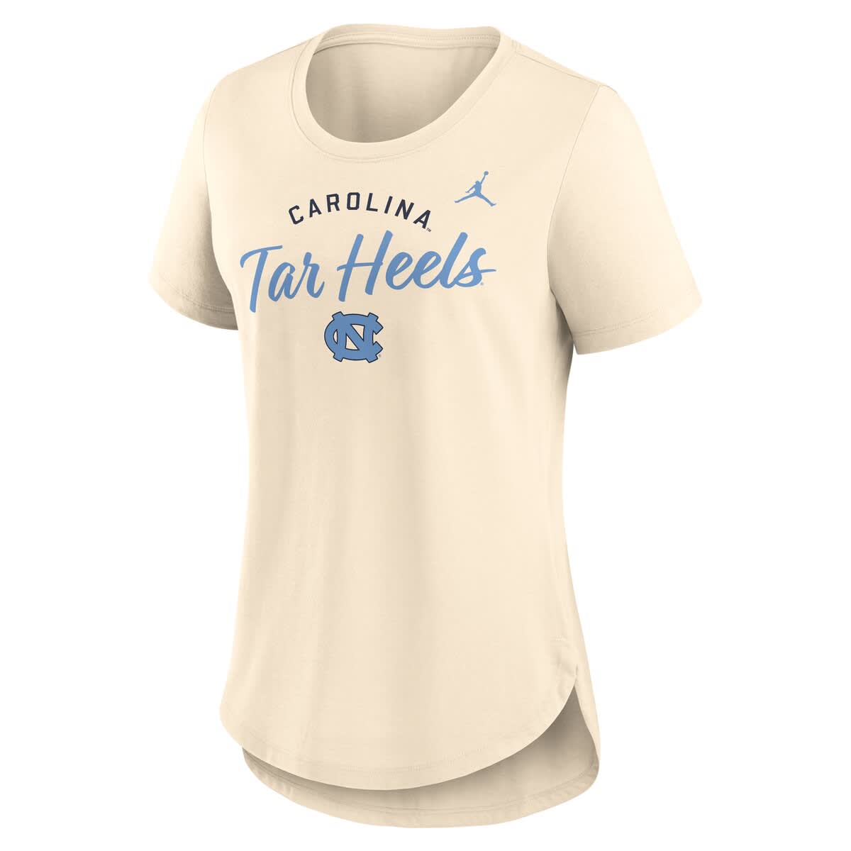 Jordan Brand Women's Jordan Brand Tan North Carolina Tar Heels Script ...