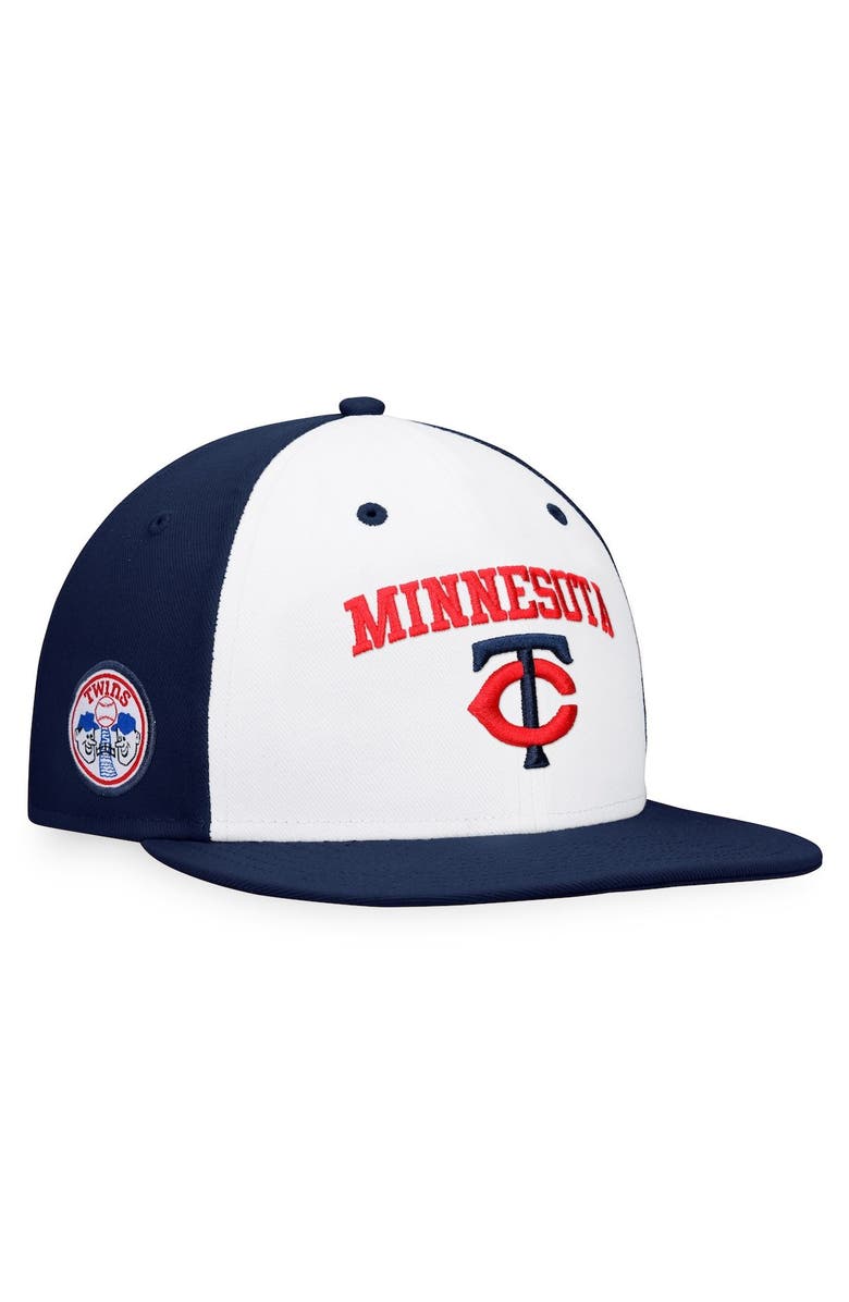 FANATICS Men's Fanatics Branded White/Navy Minnesota Twins Iconic Color ...