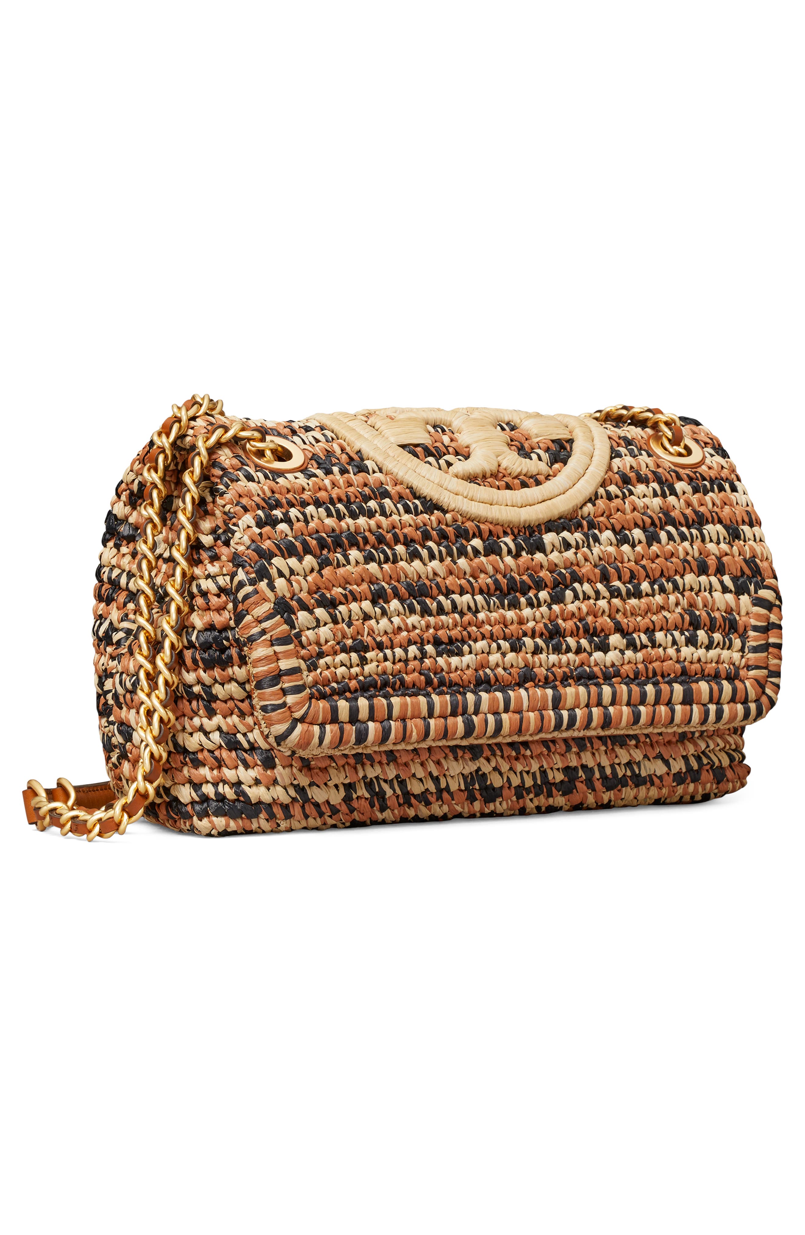 Tory Burch Fleming Raffia Crossbody Bag | Nordstromrack