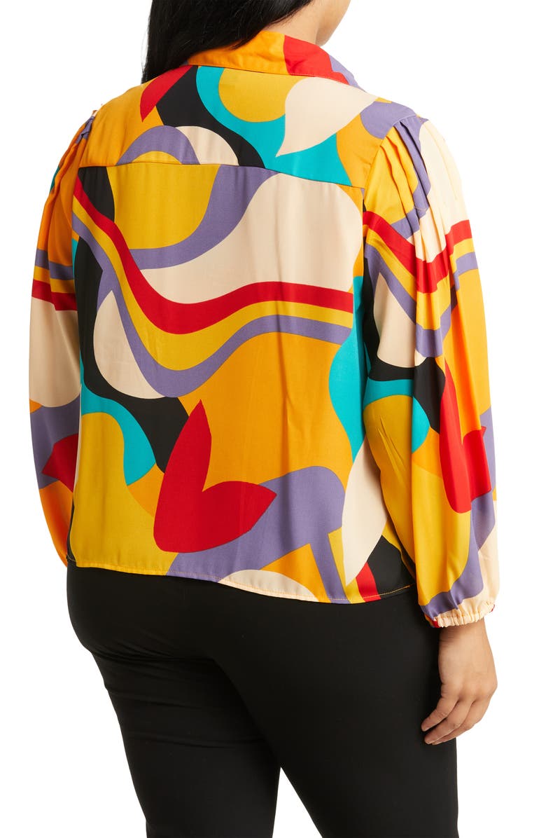 BY DESIGN Bali Button Front Tie Top | Nordstromrack