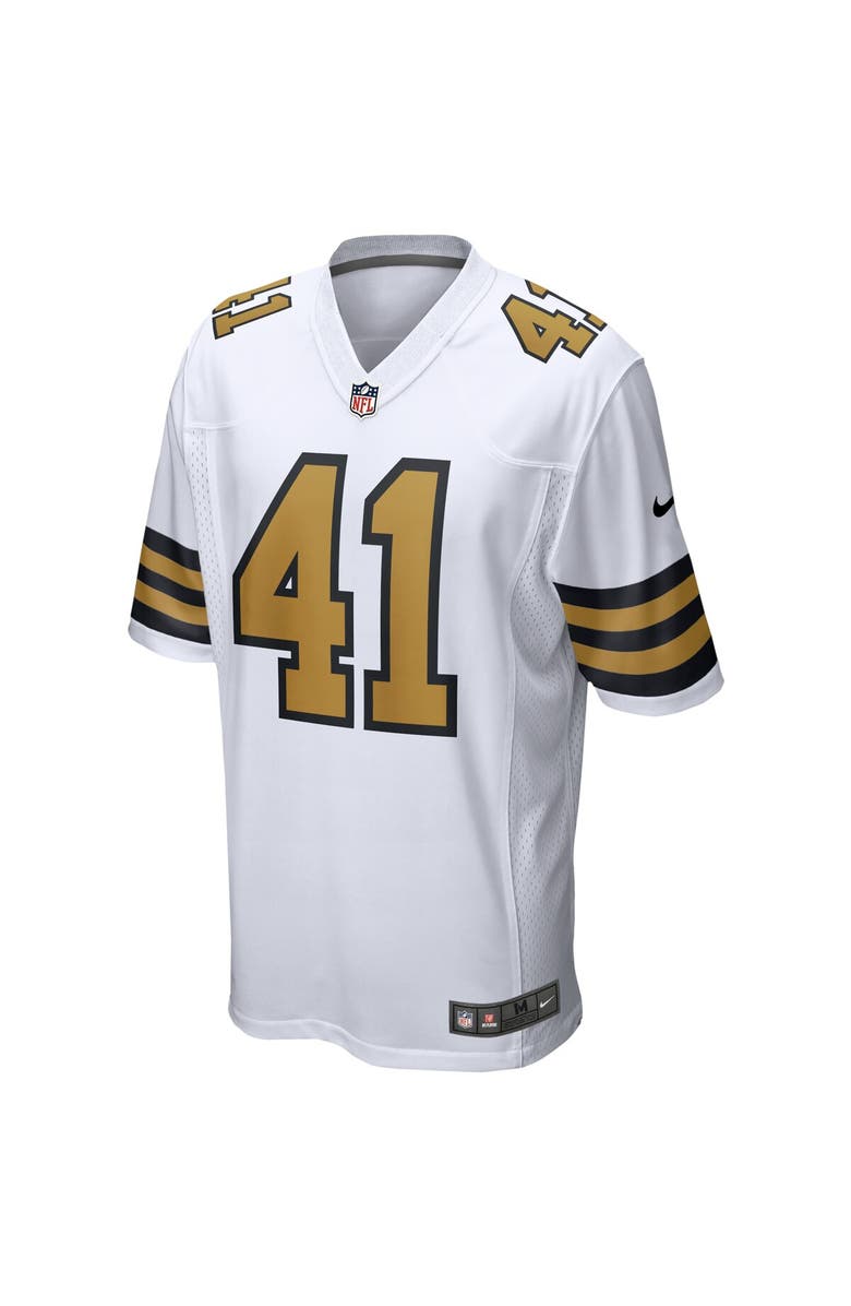 Nike Men's Nike Alvin Kamara White New Orleans Saints Alternate Game ...