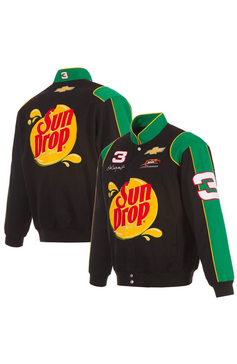 JH DESIGN Men's JH Design Black/Green Dale Earnhardt Jr. Sun Drop Twill ...