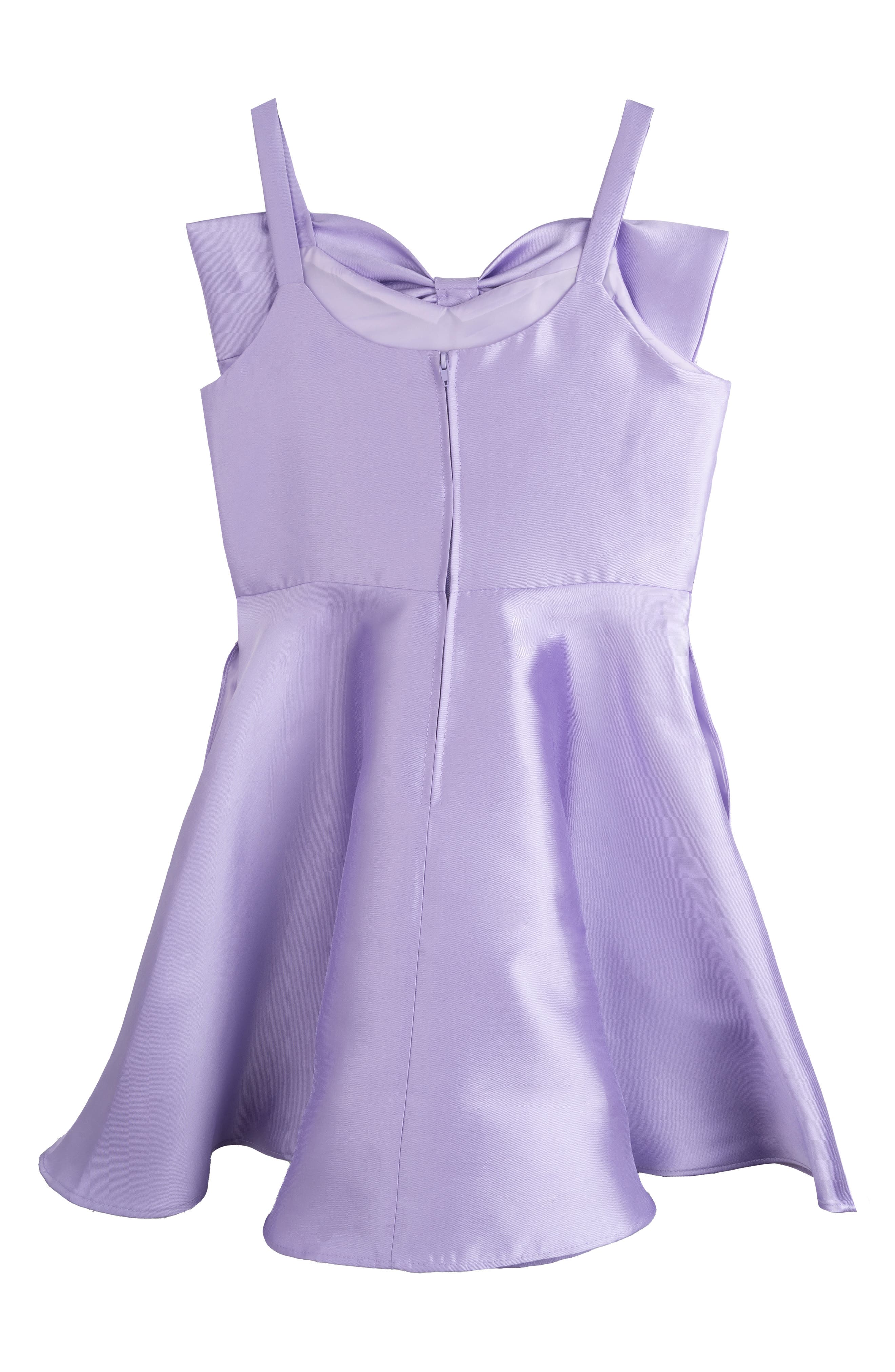 Rare Editions Kids' Big Bow Mikado Party Dress | Nordstrom