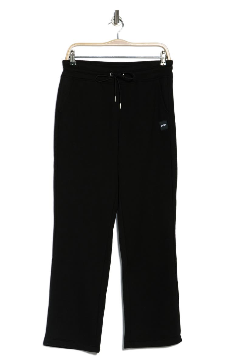 DKNY Logo Patch Wide Leg Sweatpants | Nordstromrack