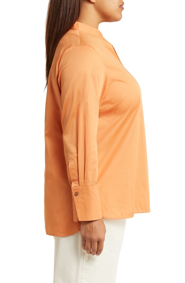 HARSHMAN Ellis Cotton Poplin Popover Blouse | Nordstrom