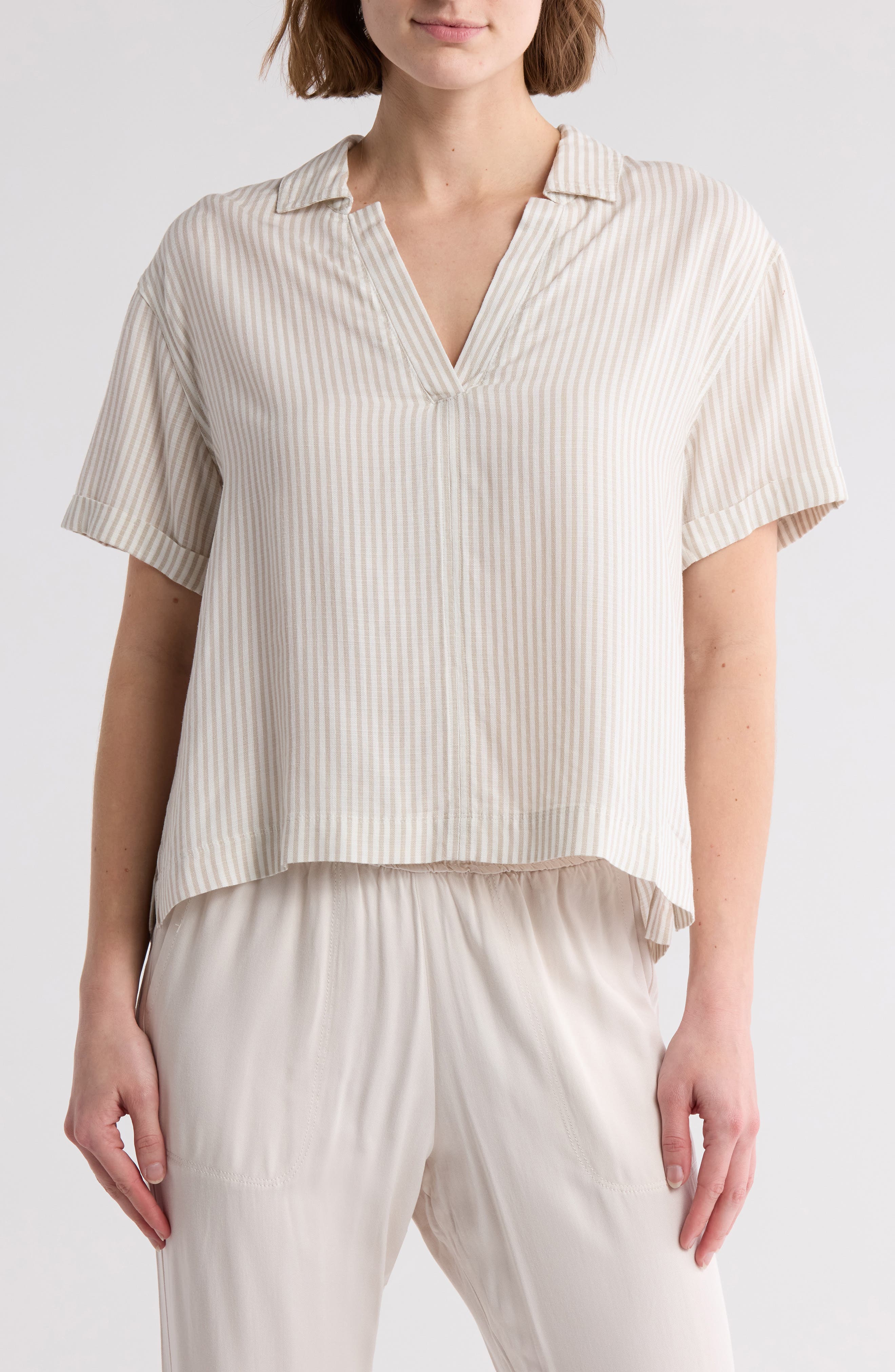 Splendid Kailyn Stripe Boxy Top | Nordstromrack