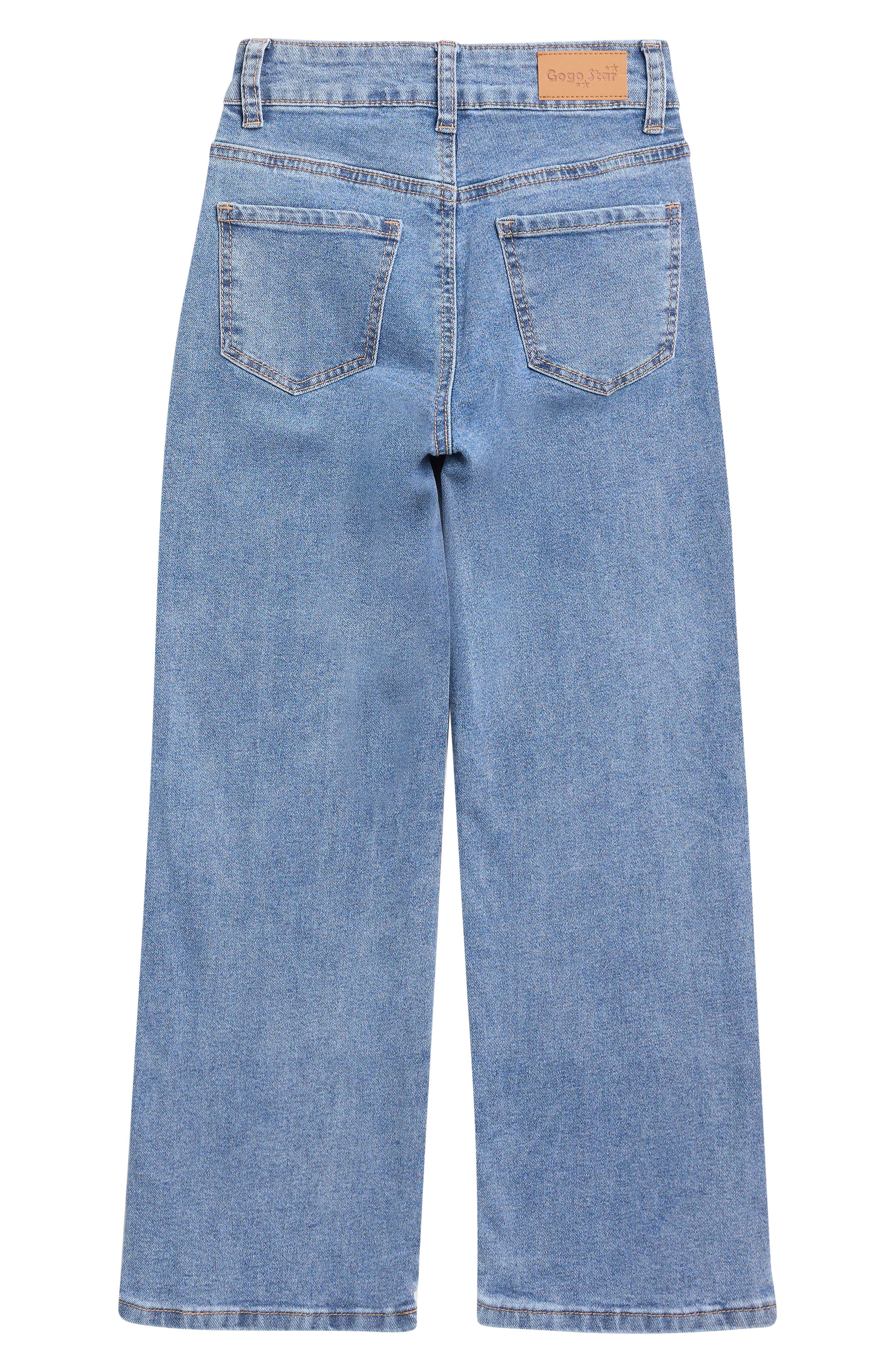GOGO STAR Kids' Drippy Rhinestone Jeans | Nordstromrack