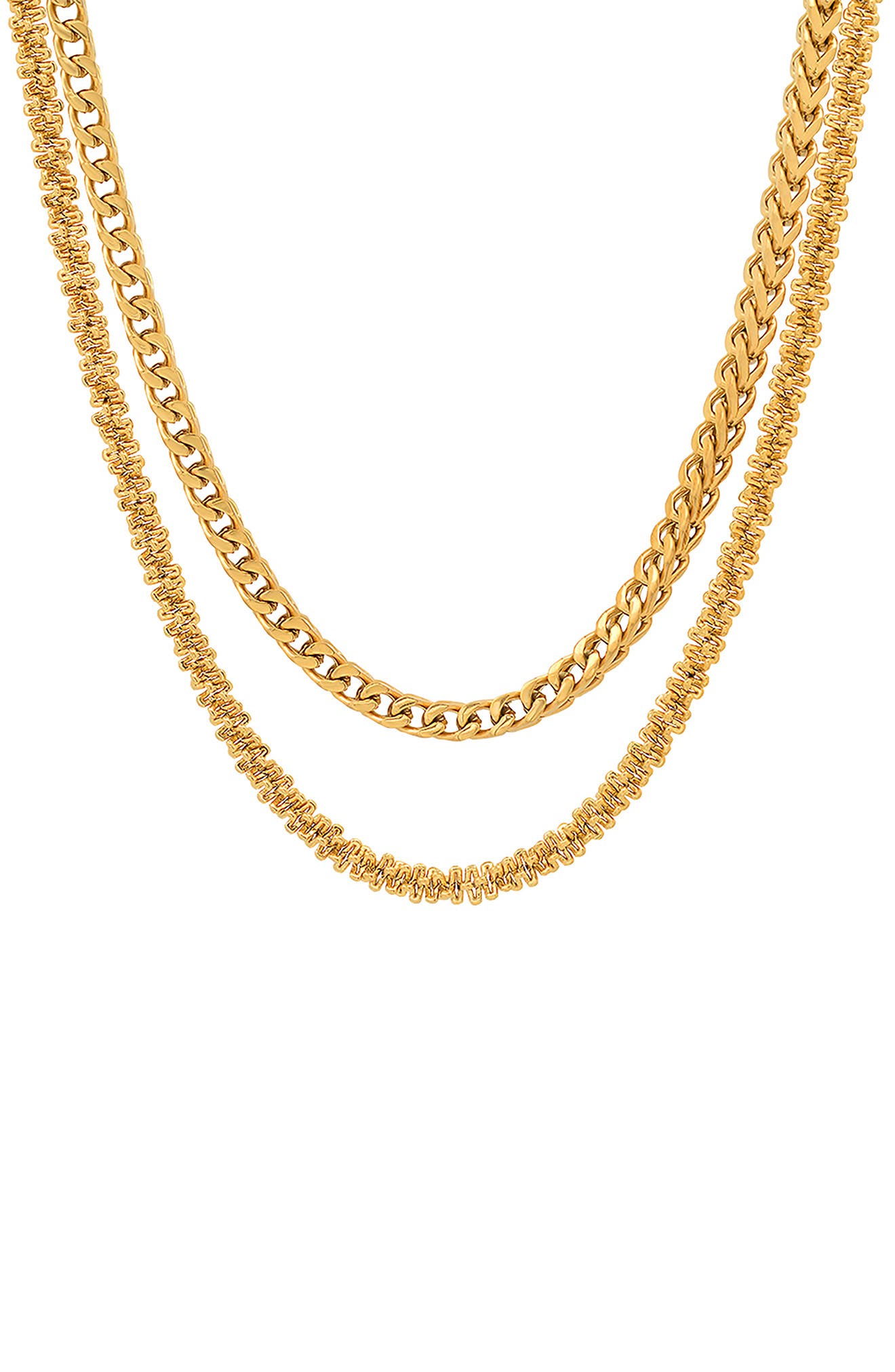 HMY JEWELRY Layered Mixed Chain Necklace | Nordstromrack