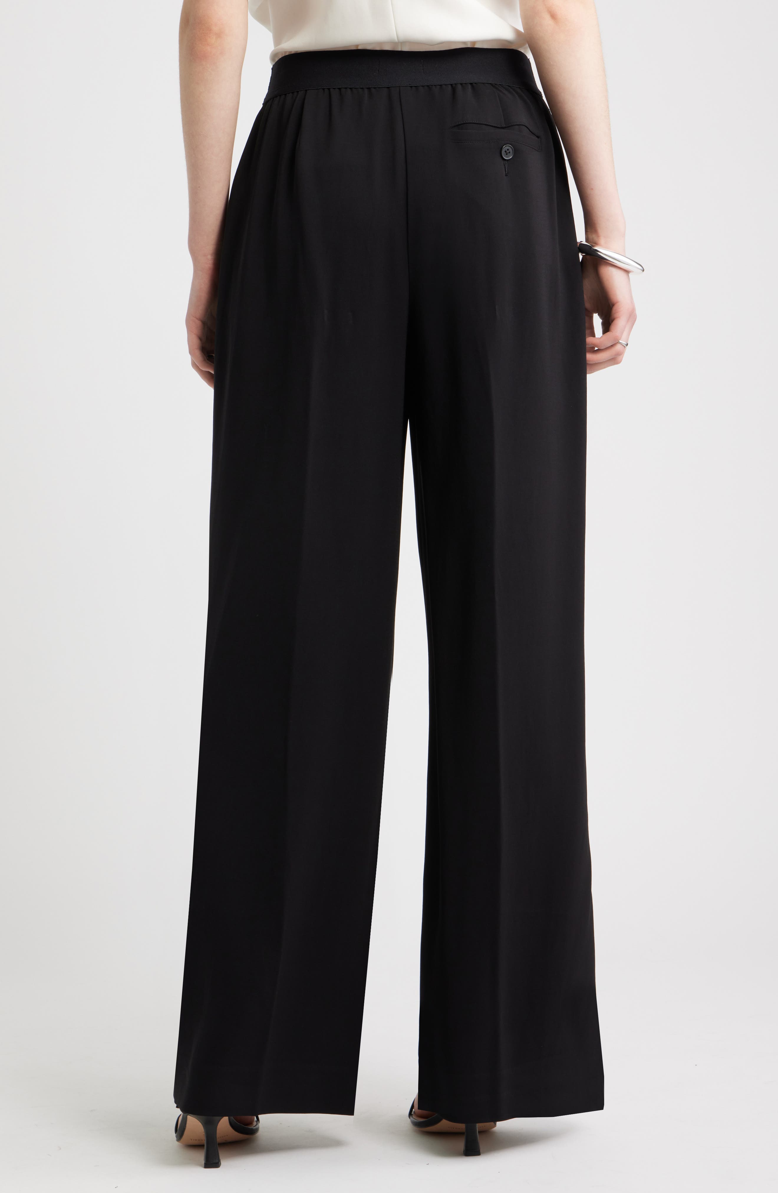 Pleat Front Pull-On Pants (Women) | Nordstromrack