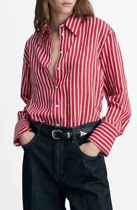 Women's Red Striped Tops | Nordstrom