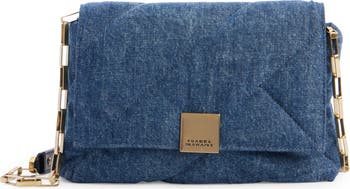 Isabel Marant Merine Quilted Denim Shoulder Bag | Nordstrom