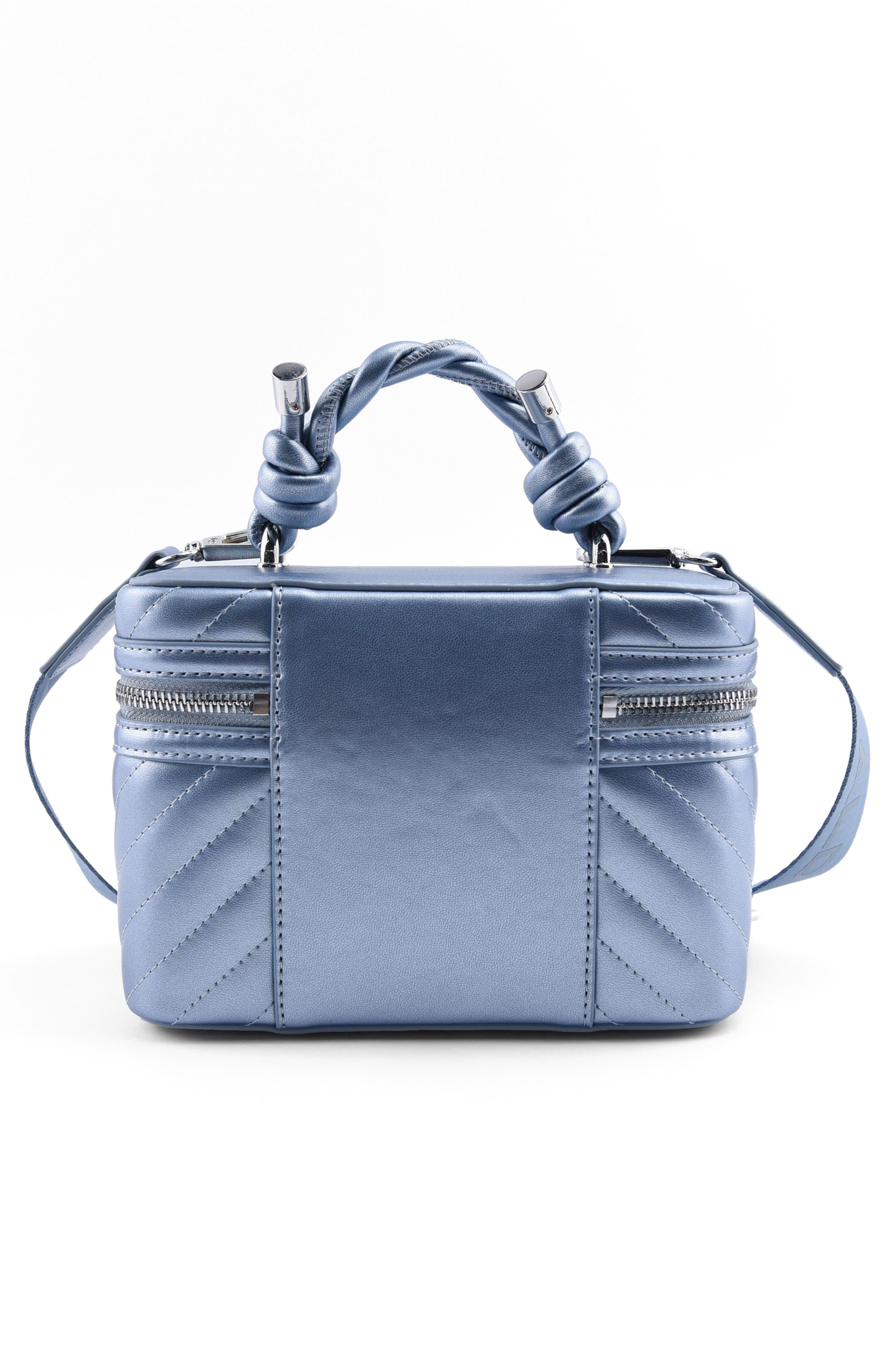 ALDO Malenwan Metallic Box Satchel | Nordstromrack