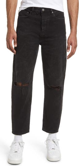 Ksubi Men's Bullet Marbled Relaxed Tapered Leg Ripped Jeans | Nordstrom