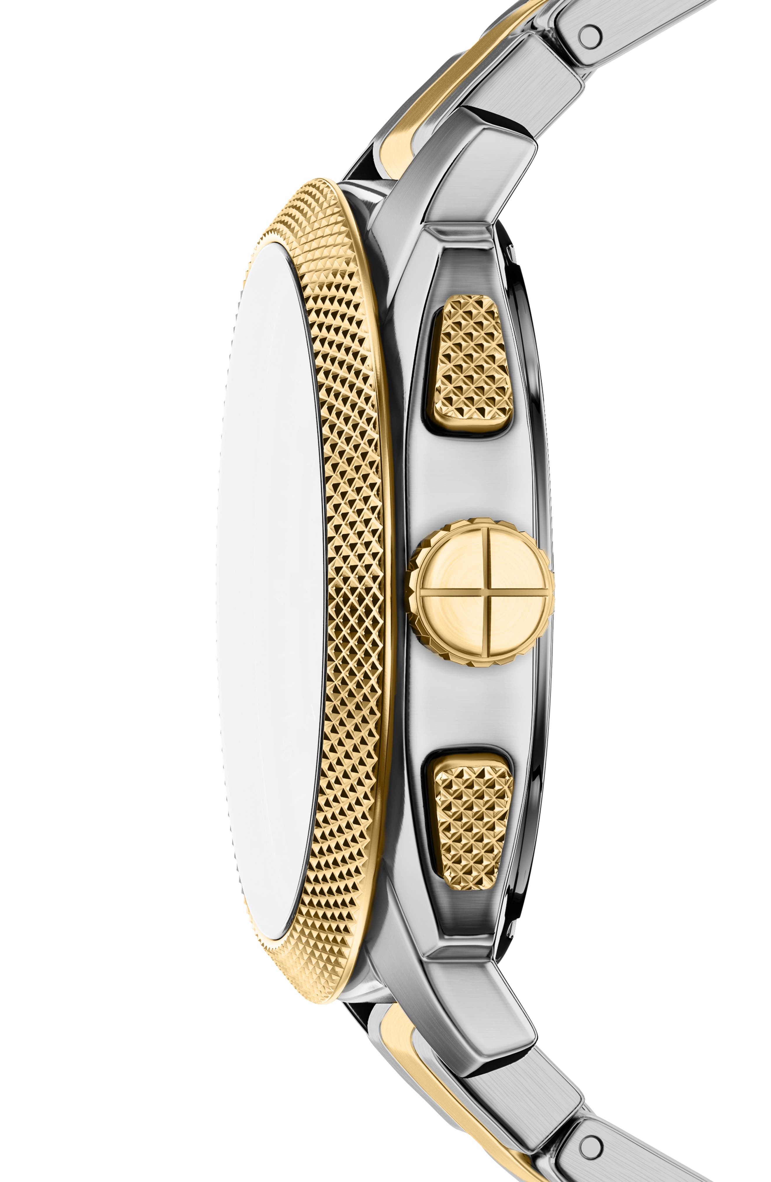 Machine Chronograph Two-Tone Bracelet Watch, 44mm (Men) | Nordstrom