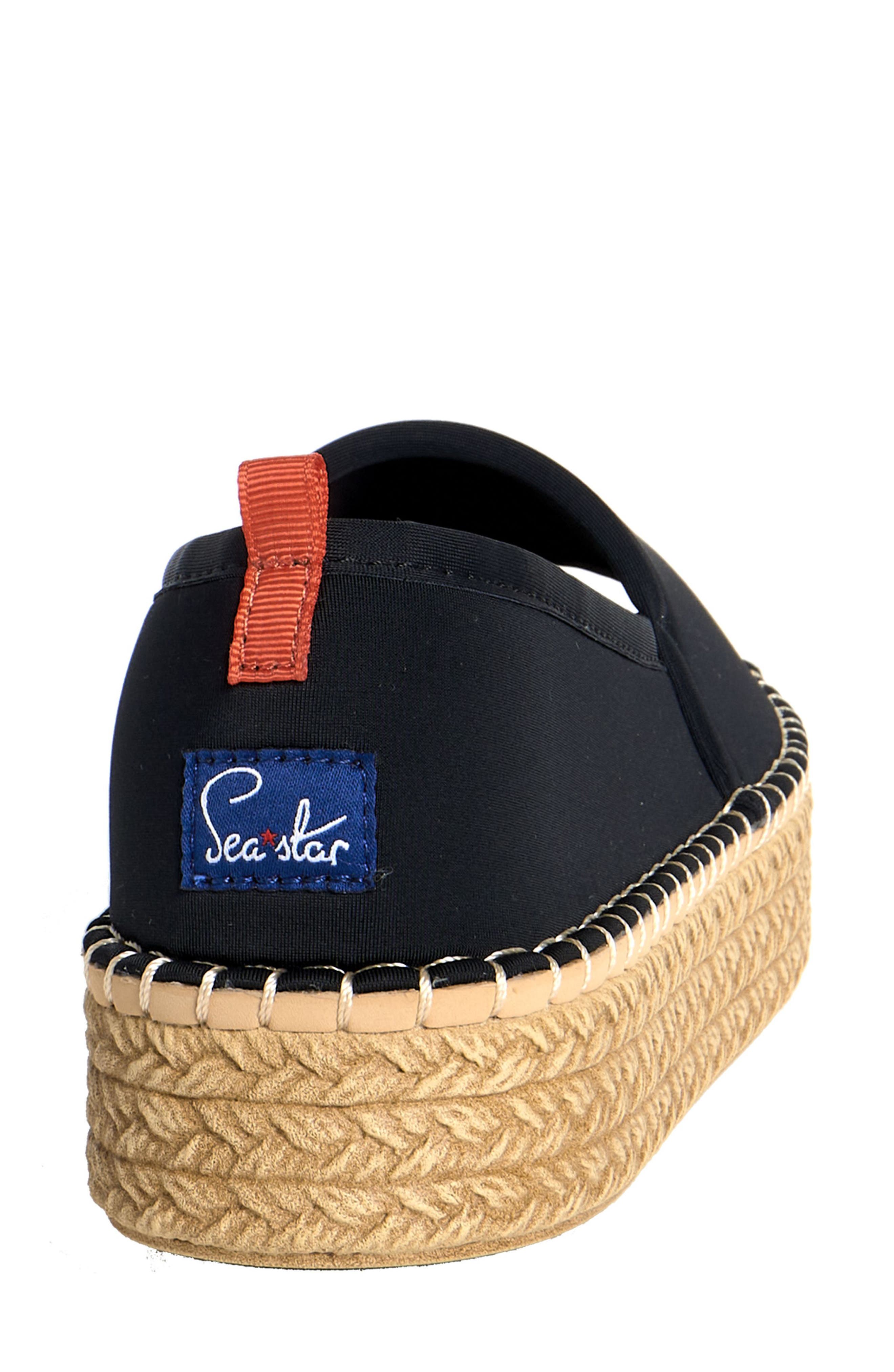 Sea Star Beachwear Coastal Platform Peep Toe Espadrille (Women ...