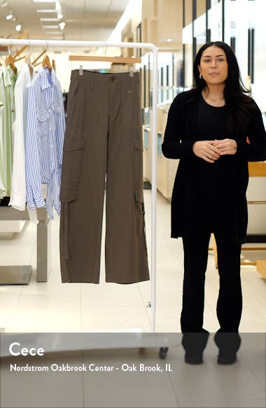 Wit & Wisdom High Waist Cotton Blend Cargo Pants | Nordstrom