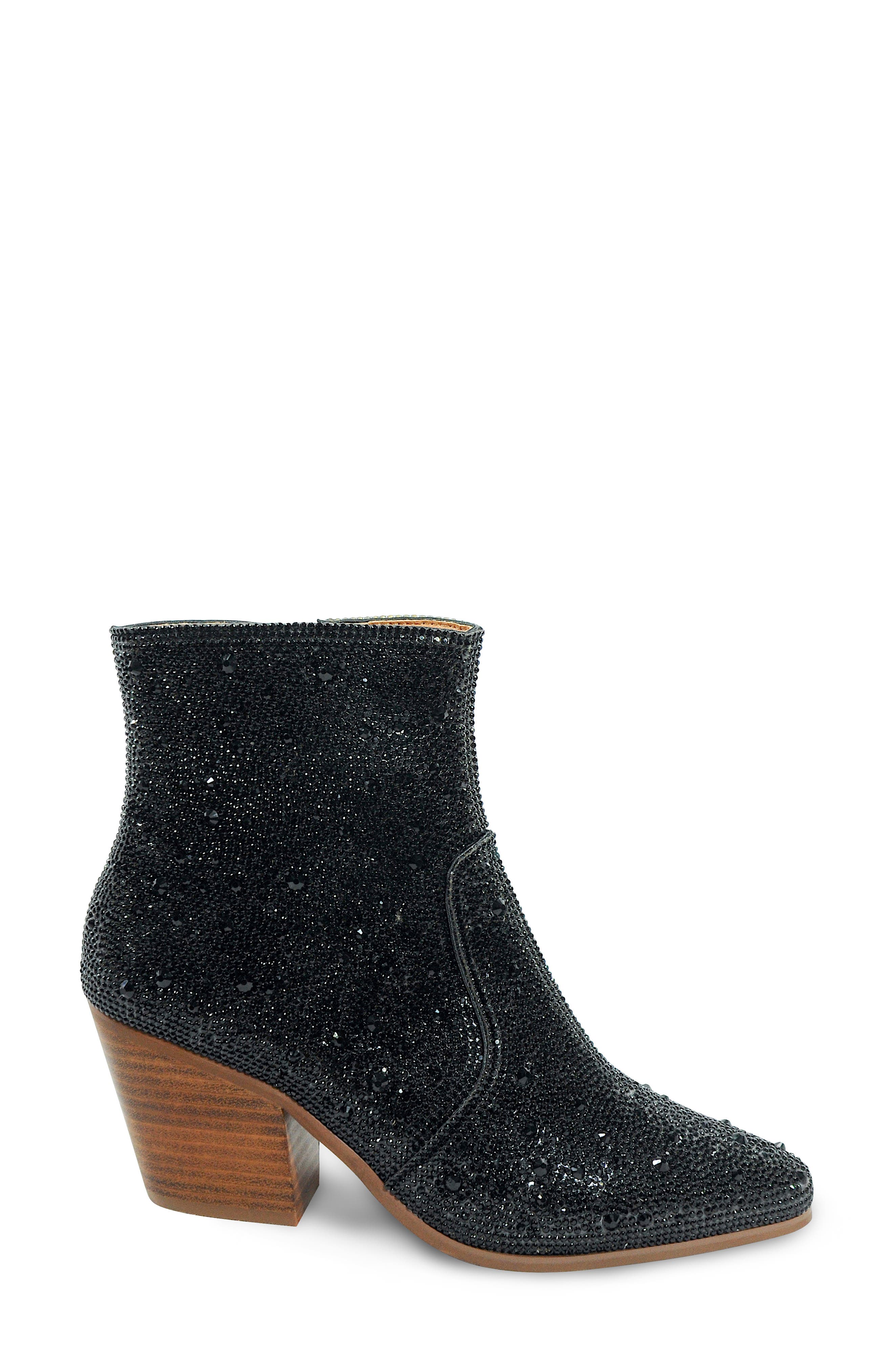 band of the free Rita Rhinestone Western Bootie (Women) | Nordstromrack