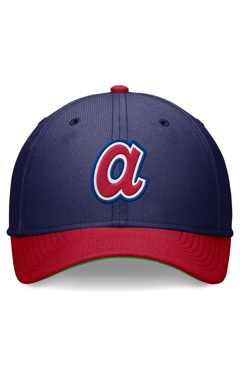 Nike Men's Nike Navy/Red Atlanta Braves Cooperstown Collection Rewind ...