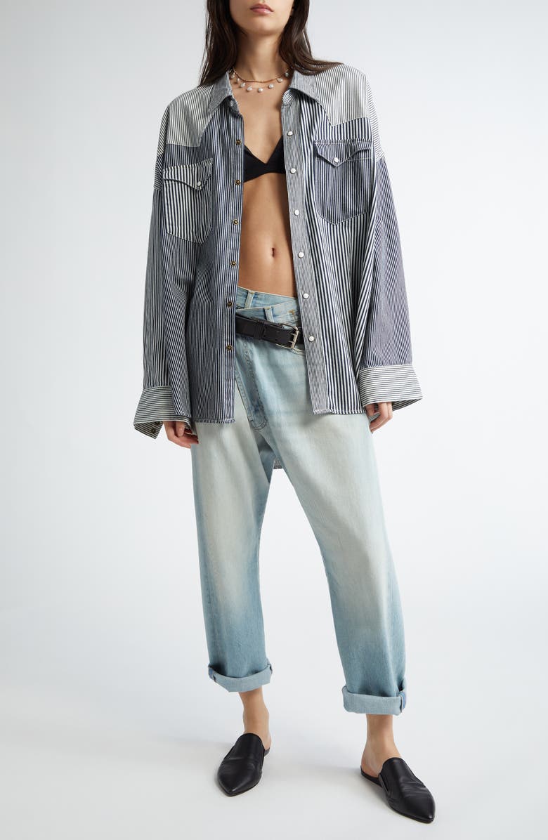 R13 Crossover Straight Leg Jeans | Nordstromrack