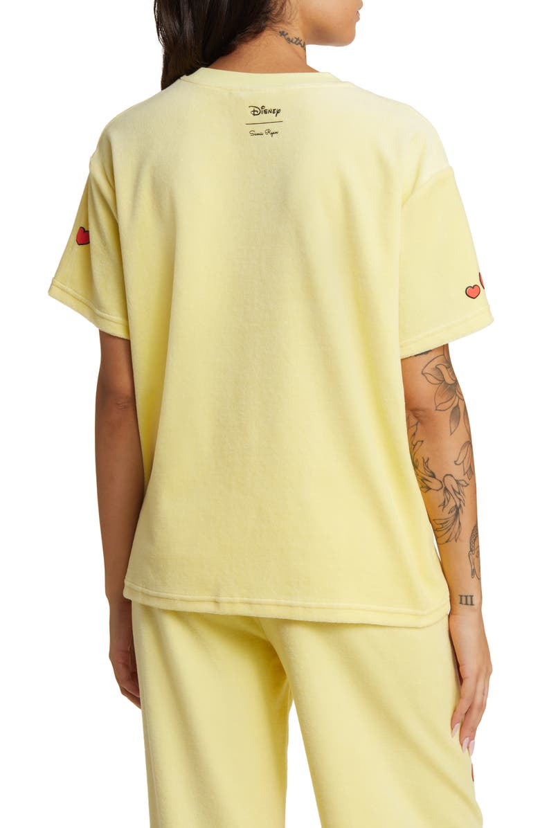 Samii Ryan x Disney Mickey Mouse Oversize Short Sleeve Velour ...