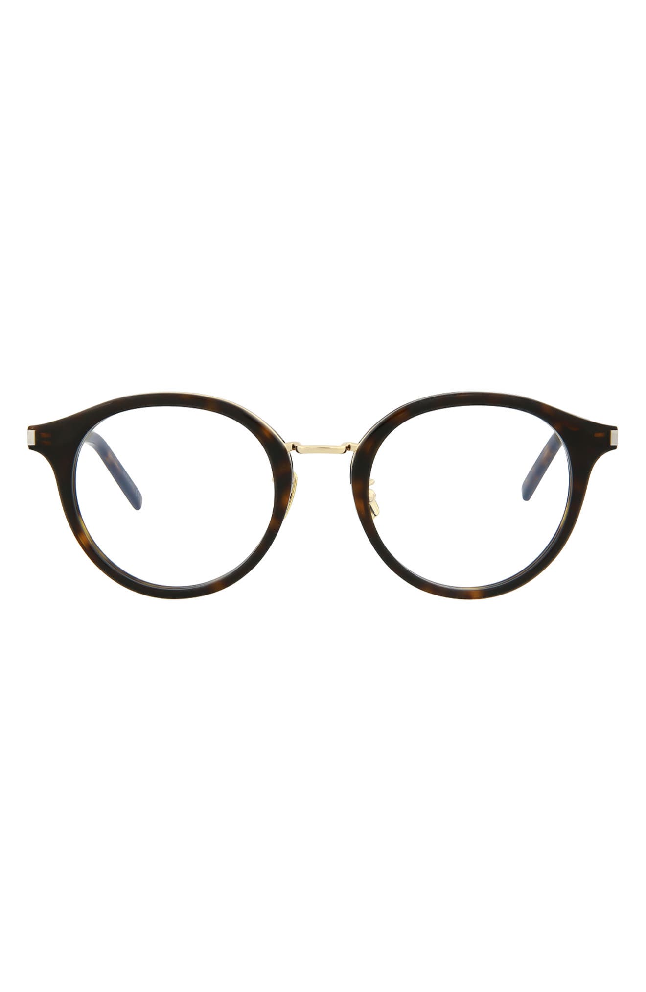 Saint Laurent 49mm Round Optical Frames | Nordstromrack