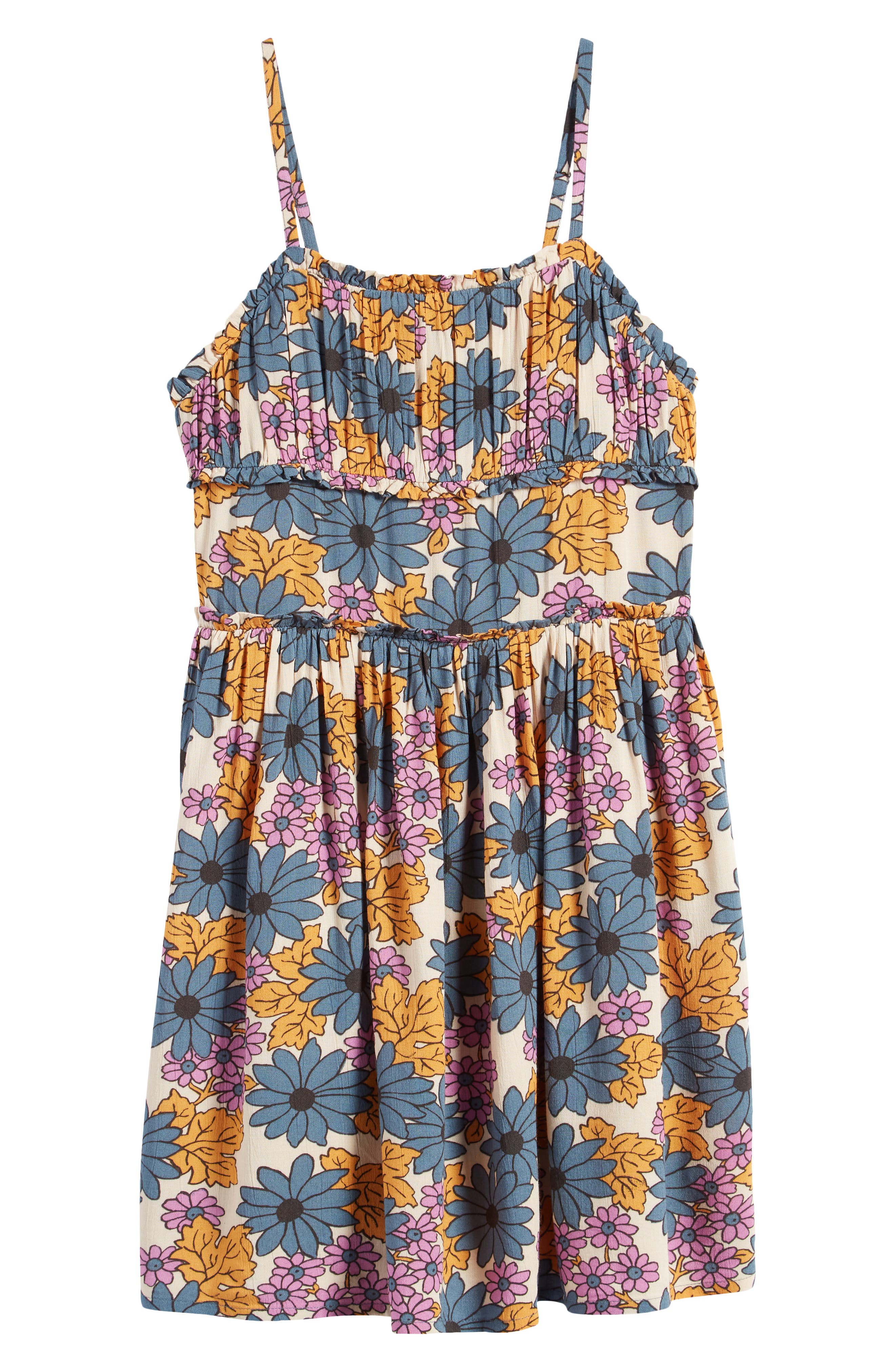 Treasure & Bond Kids' Floral Ruched Dress | Nordstrom