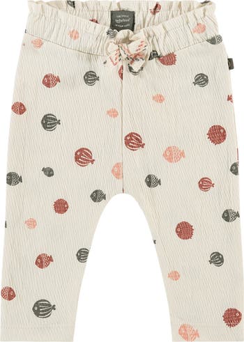 BABYFACE Fish Print Textured Pants | Nordstrom