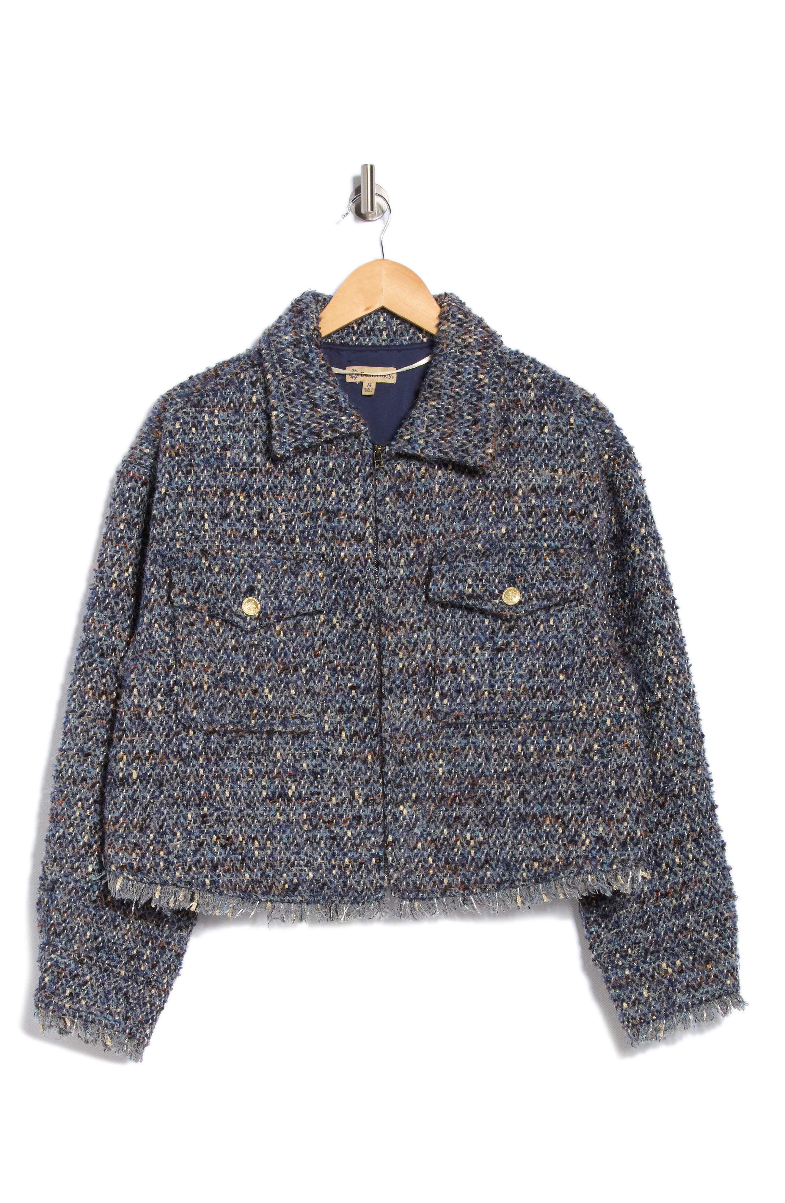 Democracy Tweed Crop Jacket | Nordstromrack