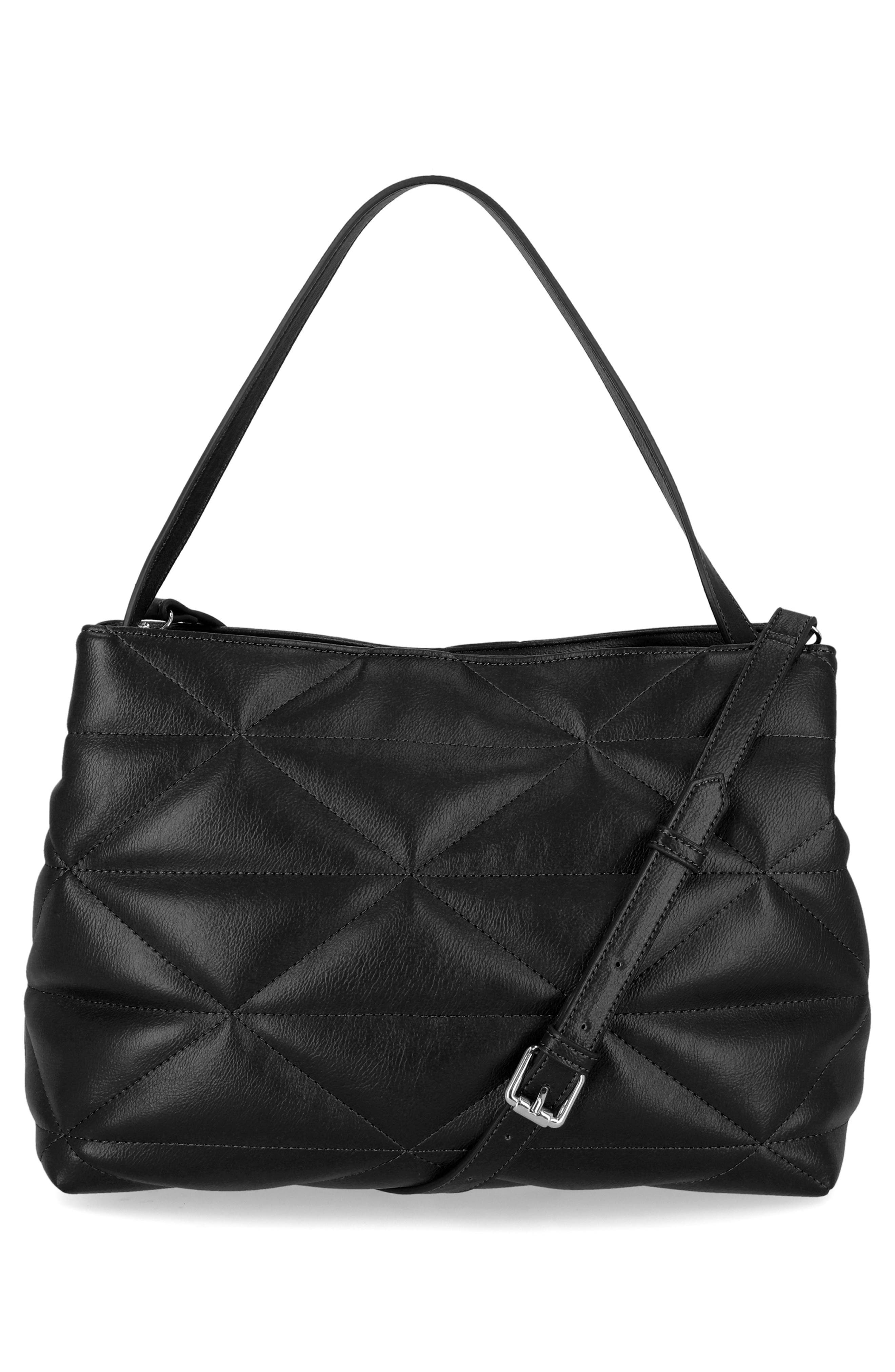 Tahari Jeri Quilted Faux Leather Shopper Bag | Nordstromrack