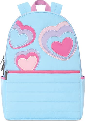 Iscream Kids' Happy Heart Puffy Quilted Backpack | Nordstrom