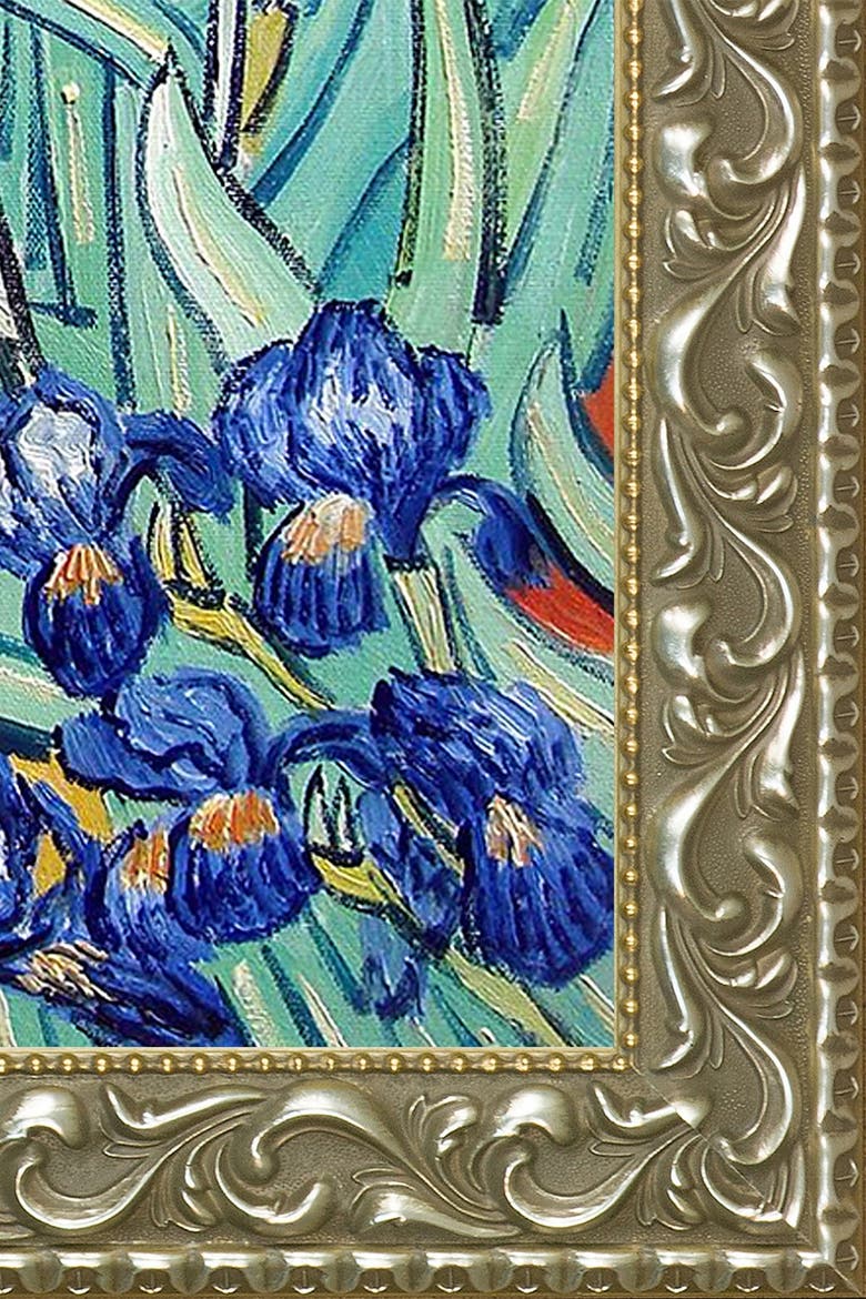 Irises by Vincent Van Gogh Framed Hand Painted Oil on Canvas ...